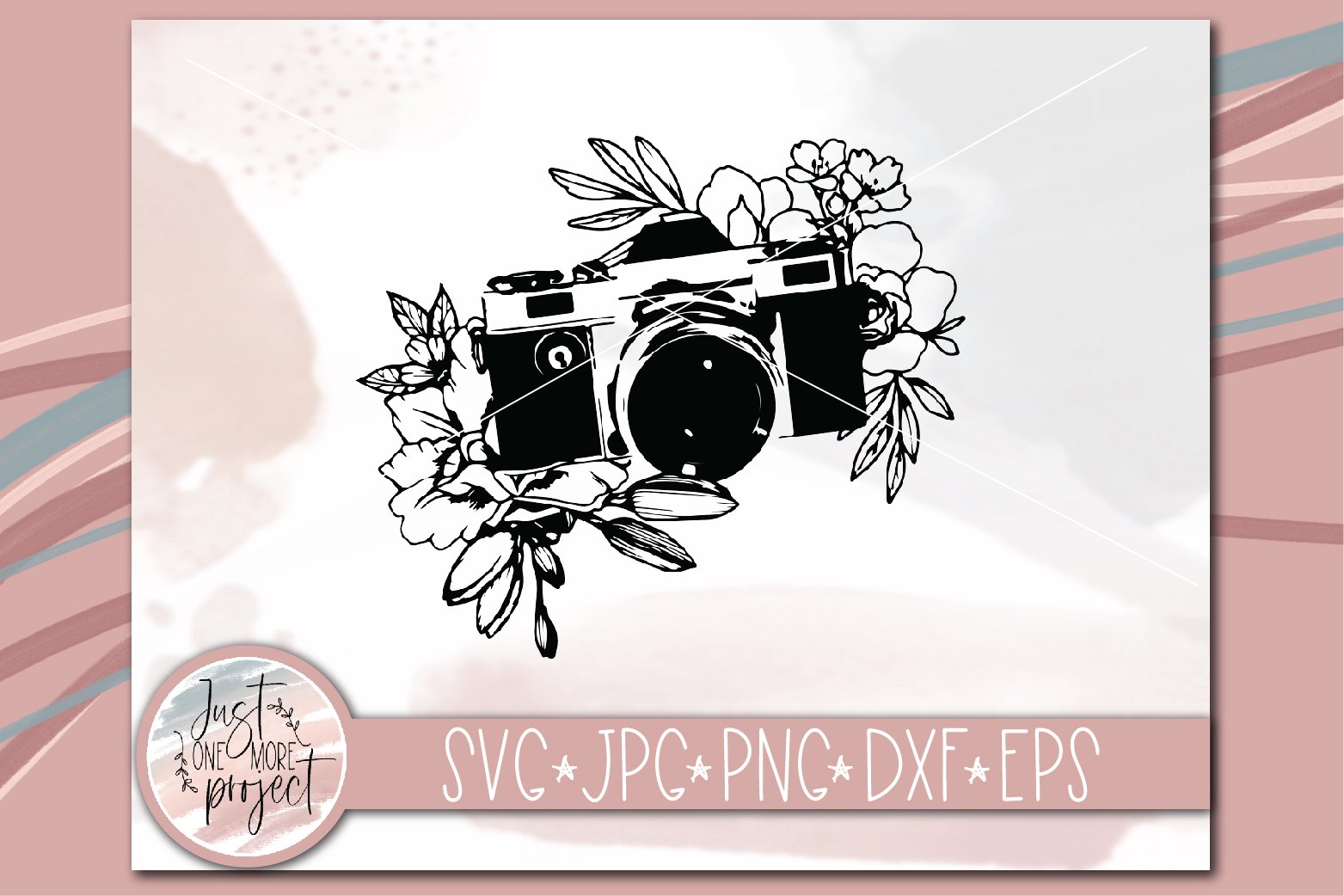 Camera floral svg, floral camera svg, vintage camera svg, ph (1055283 ...