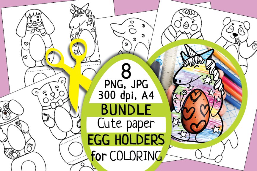 DIY Easter, Kids Craft, Egg Holder, DIY egg holder, coloring (528633 ...