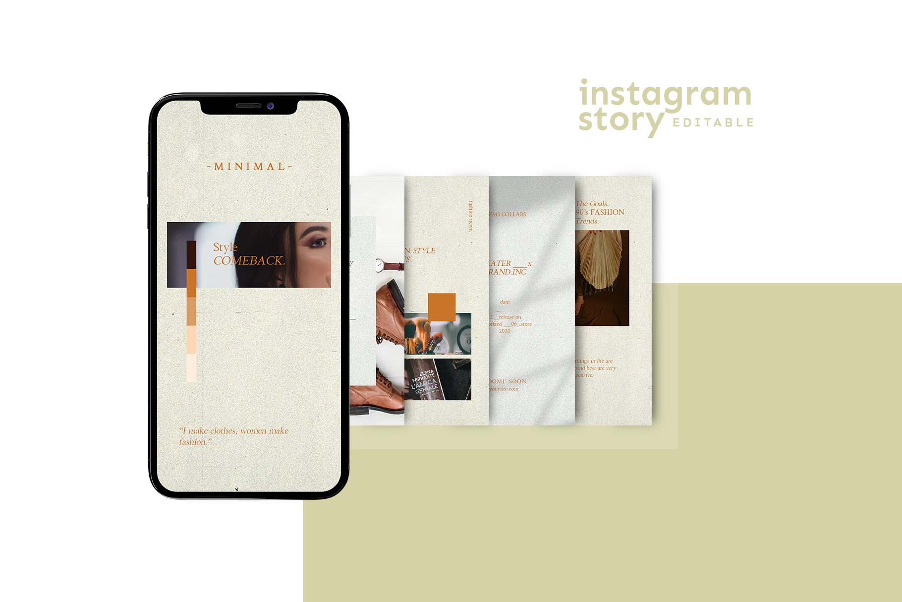 Instagram Story Template (582477) | Websites | Design Bundles