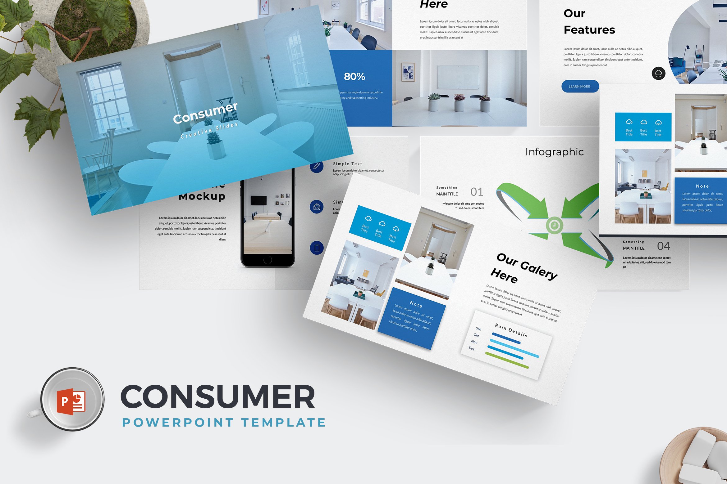 Consumer - Powerpoint Template (330680) | Presentation Templates ...