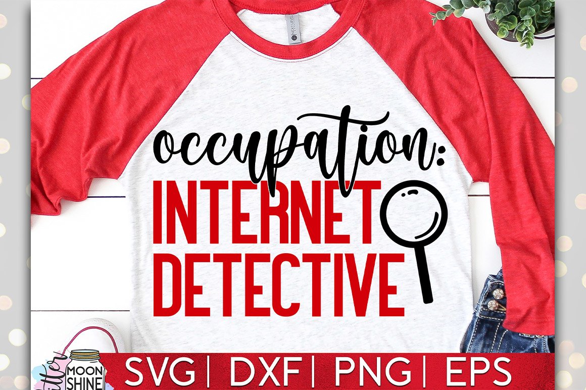 Occupation Internet Detective SVG DXF PNG EPS (1136558) | SVGs | Design ...