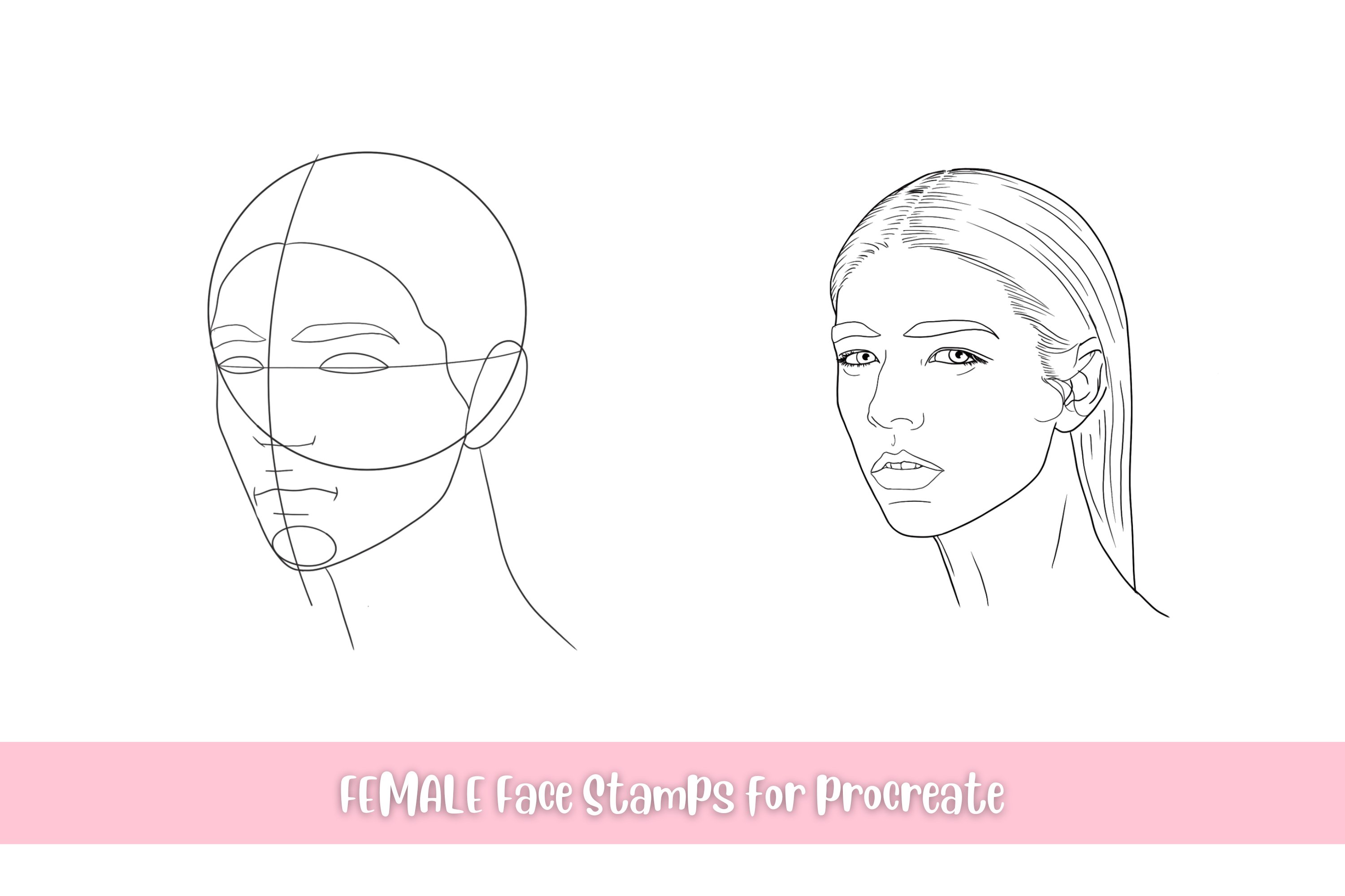 Sketch Procreate Face Outline
