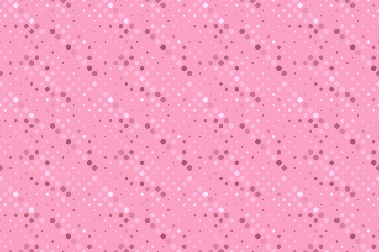 24 Seamless Pink Dot Patterns (317136) | Patterns | Design Bundles