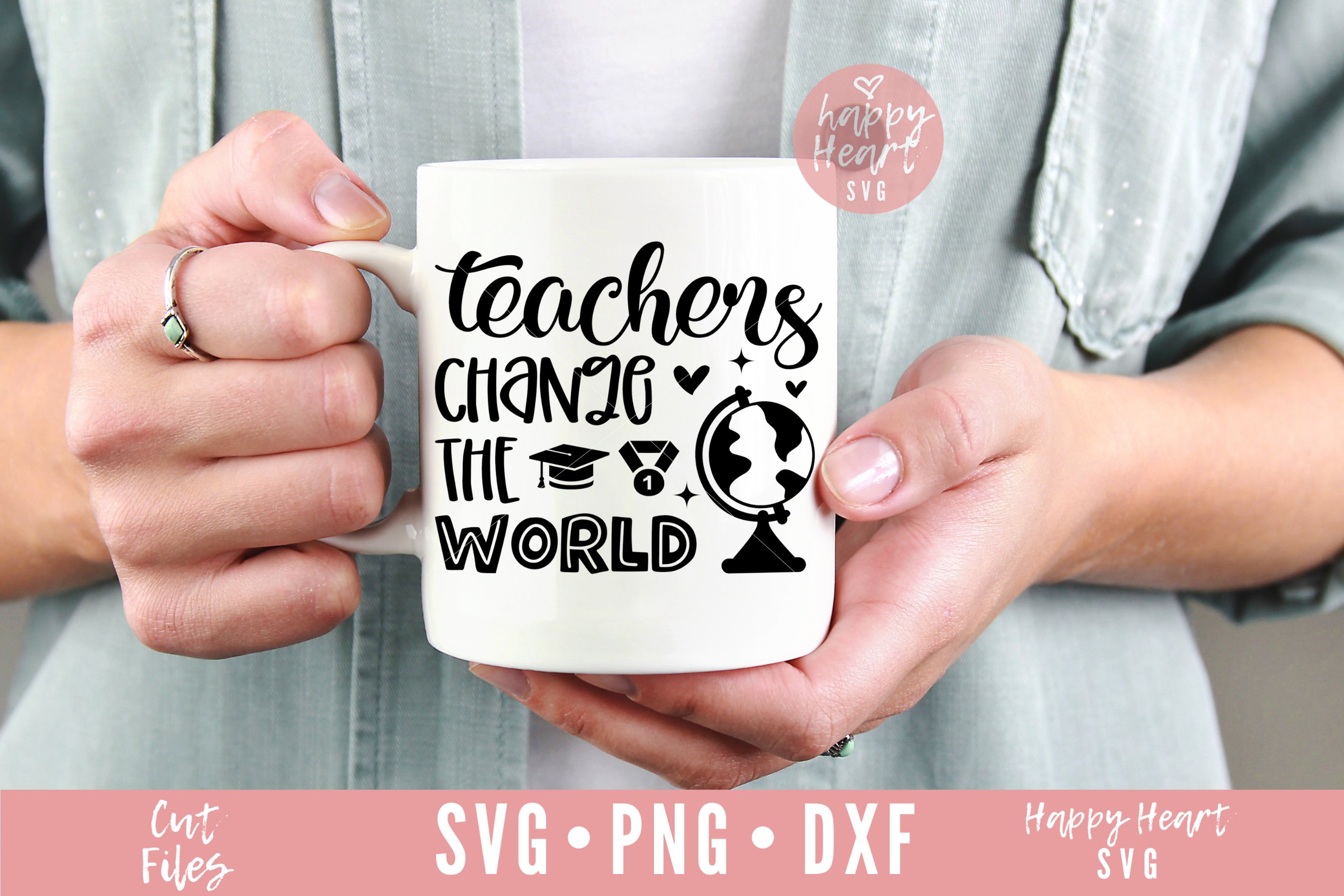 Teachers Change The World SVG (1091108) | Cut Files | Design Bundles