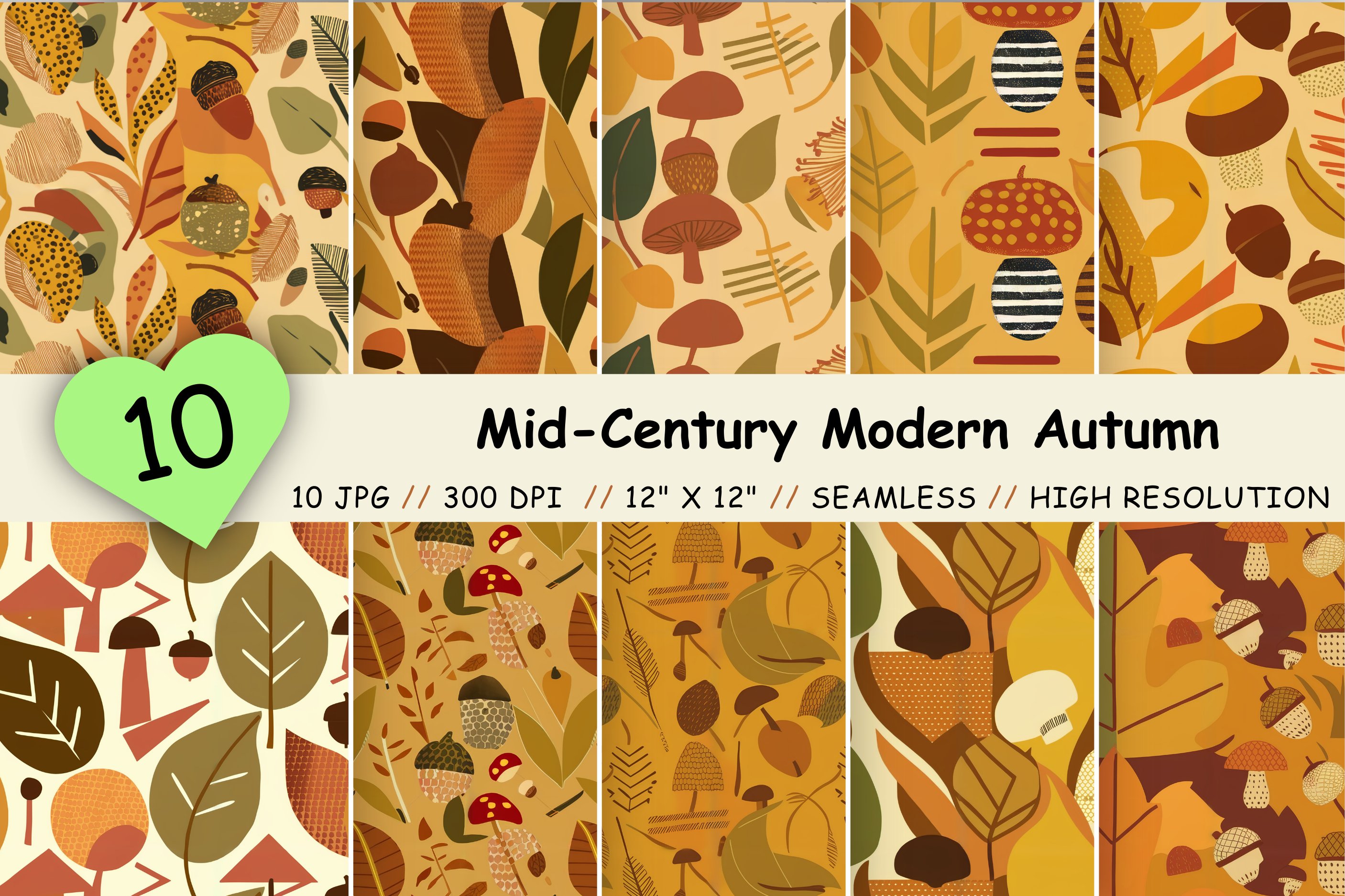 Mid Century Modern Pattern Design