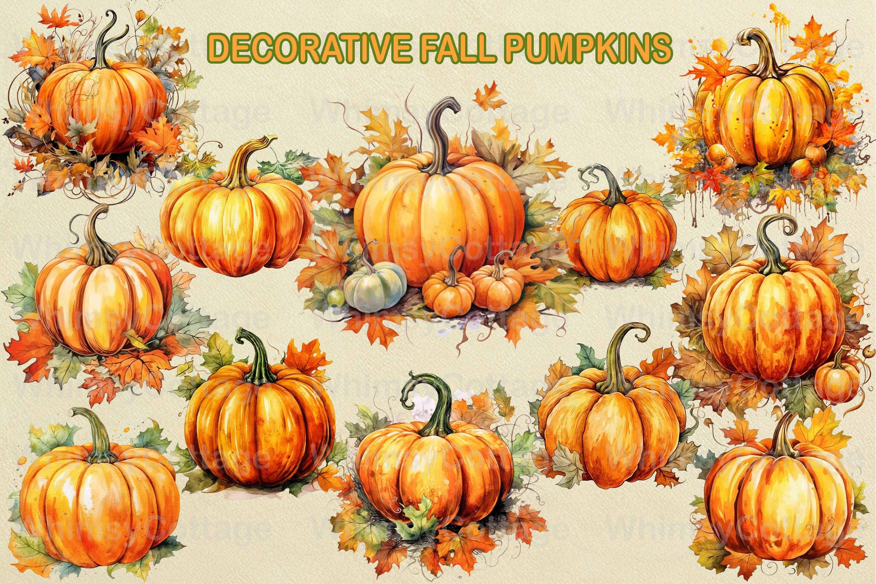 Autumn Pumpkin Clip Art