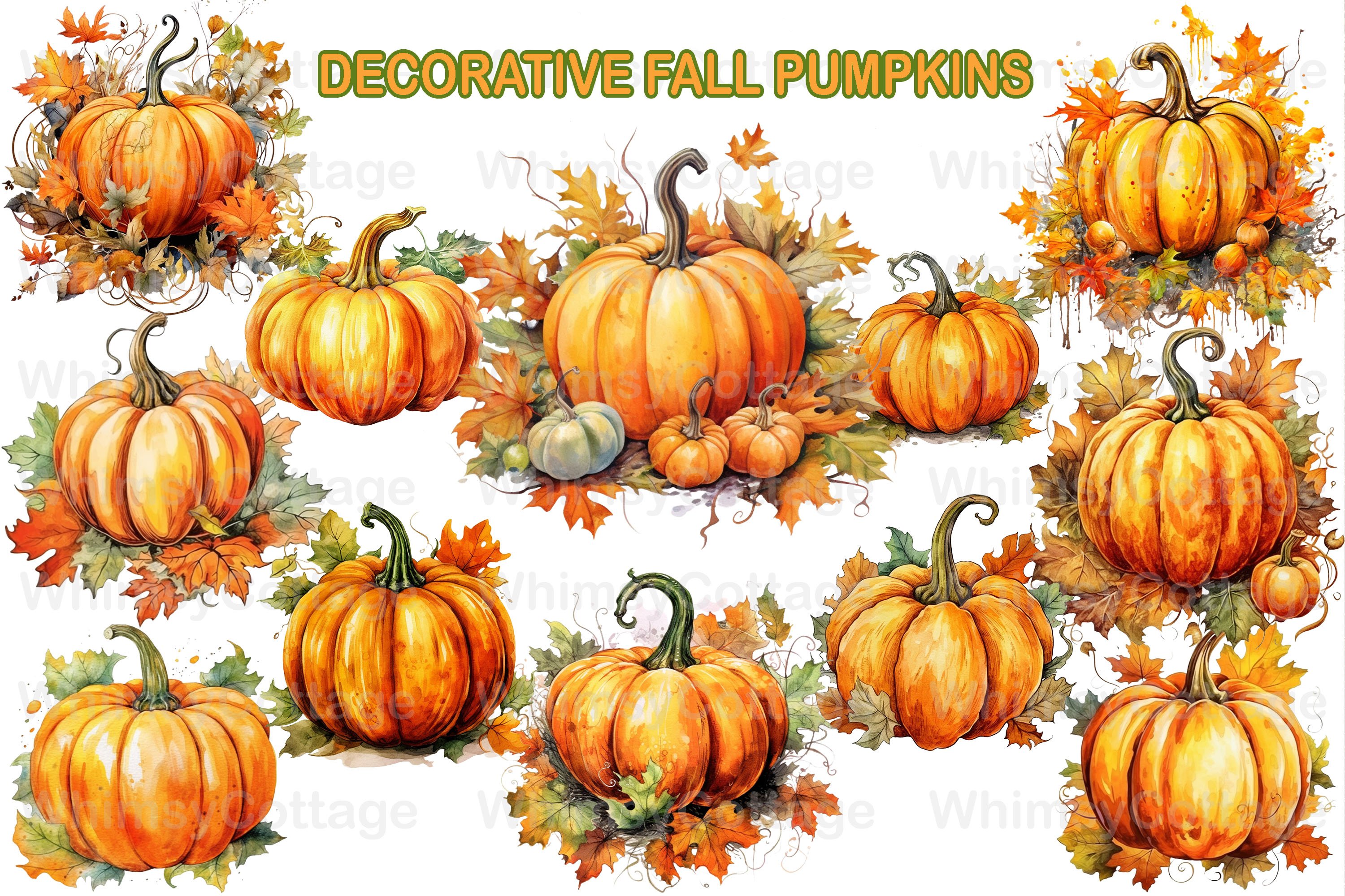 Orange Pumpkin Clipart