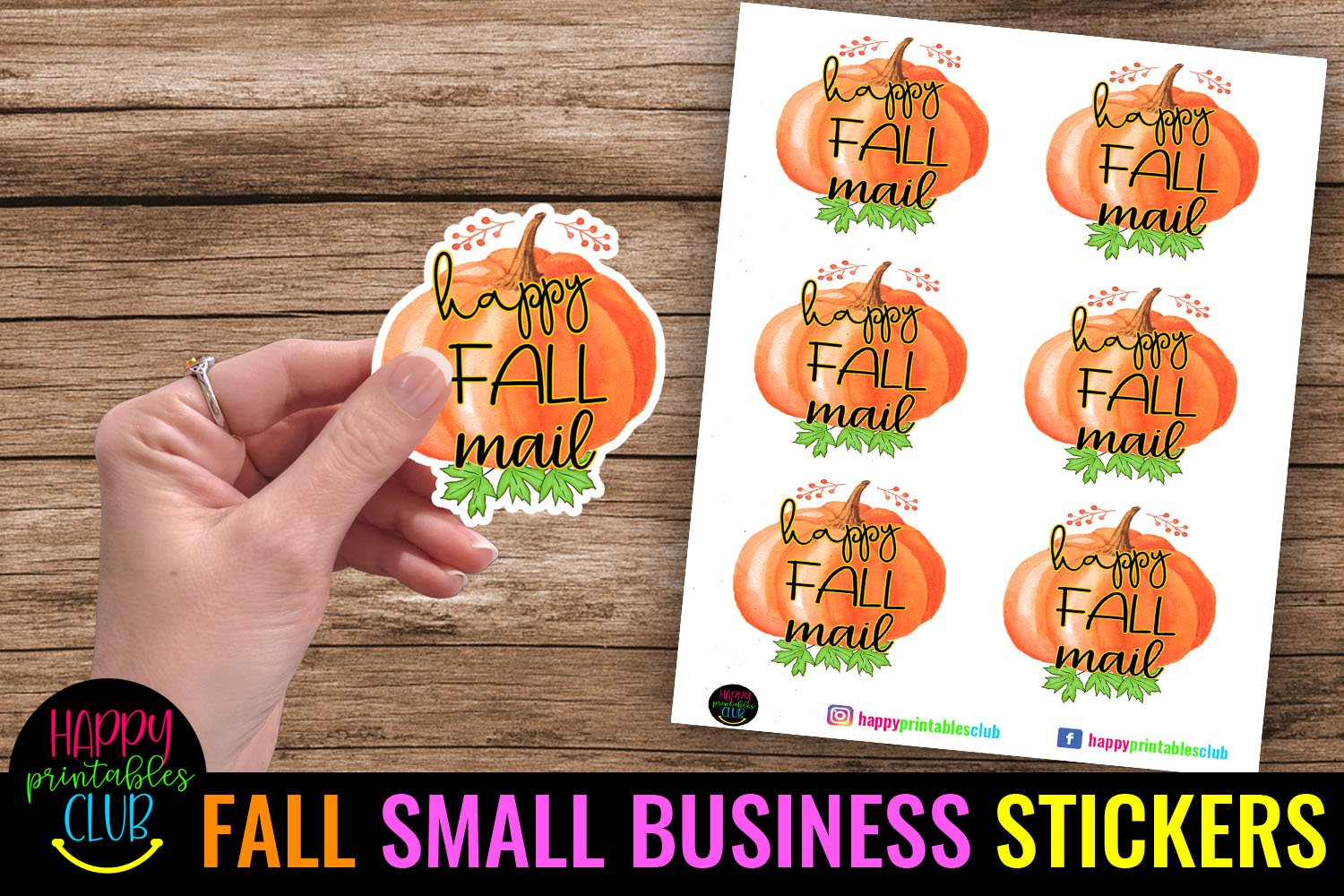 Paper & Party Supplies Nuts About Fall Sticker Sheet Mail Package ...
