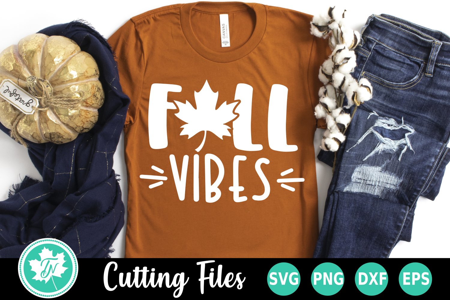 Fall SVG | Fall Shirt SVG | Fall Vibes (1591360) | SVGs | Design Bundles