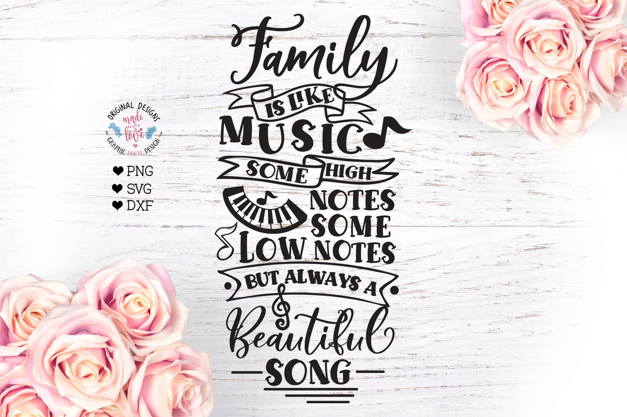 Family Is Like Music Quotes Family Is Like Music Etsy