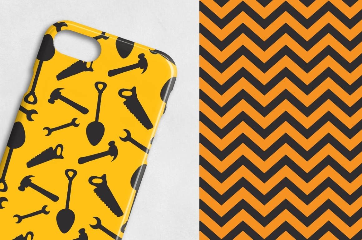 CONSTRUCTION, digital papers (40990) | Patterns | Design Bundles