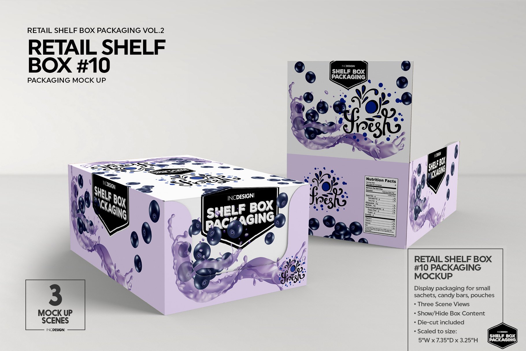 Shelf Box Packaging Volume 2 (101906) | Branding | Design Bundles