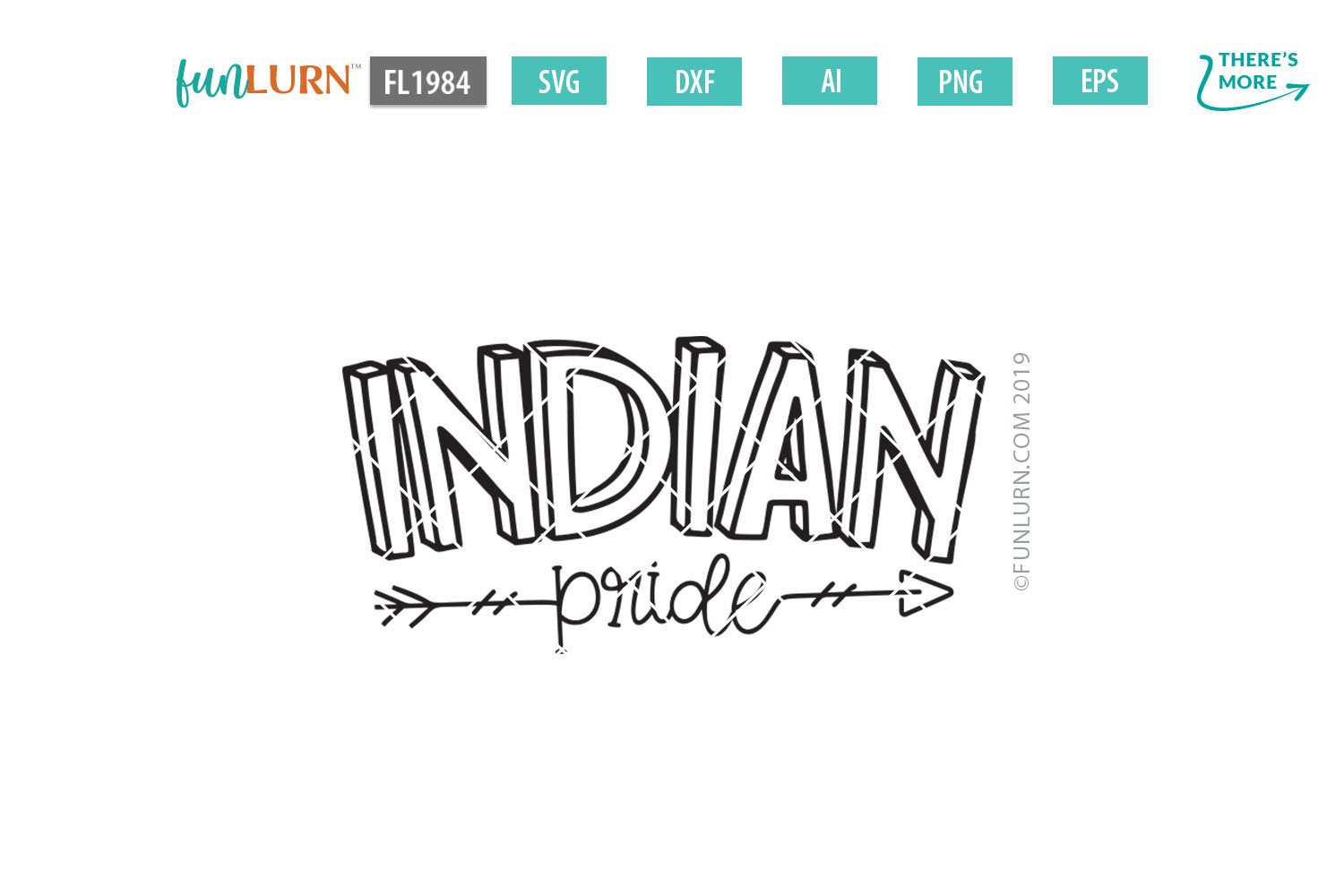 Indian Pride Team SVG Cut File (349431) | SVGs | Design Bundles