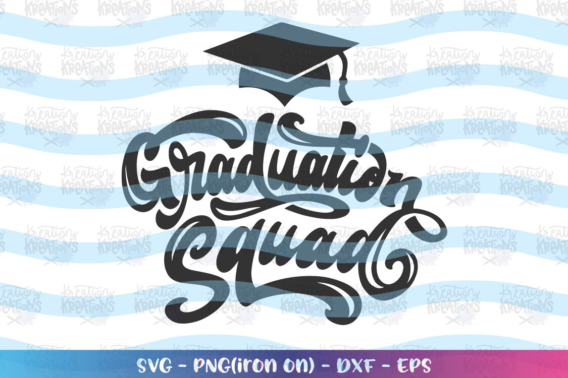 Graduation svg graduation squad SVG (426138) | SVGs | Design Bundles