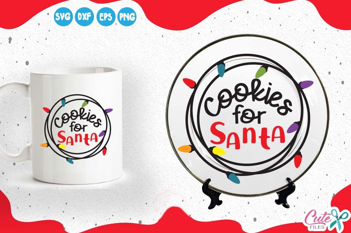 Cookies for santa mini bundle, Christmas Eve svg, holiday (119183 ...