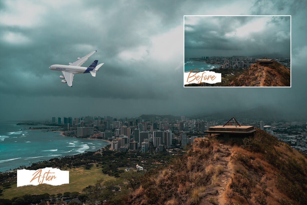 30 Aircraft Png File Photoshop Overlays (659624) | Elements | Design ...