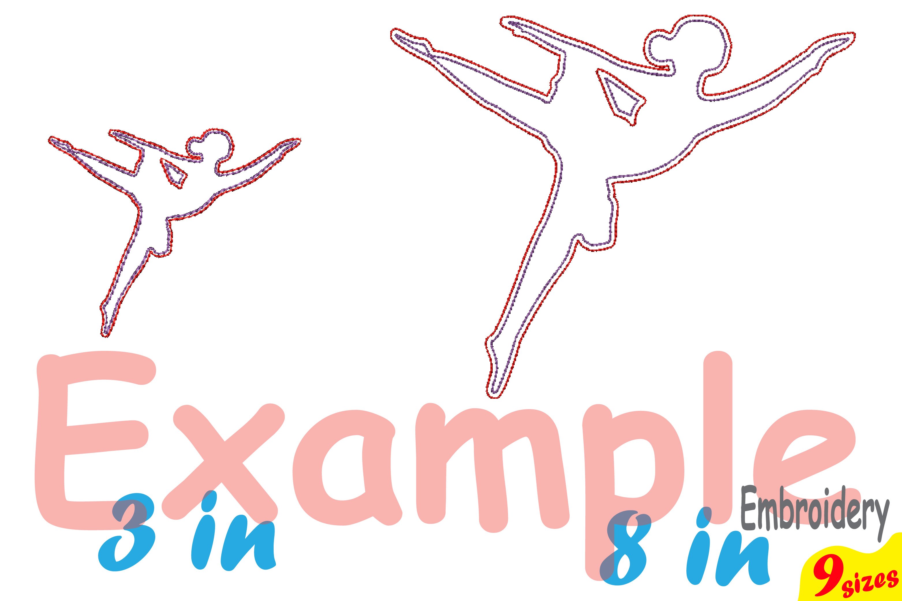 Ballet Ballerina Embroidery Design Instant Download Commercial Use ...