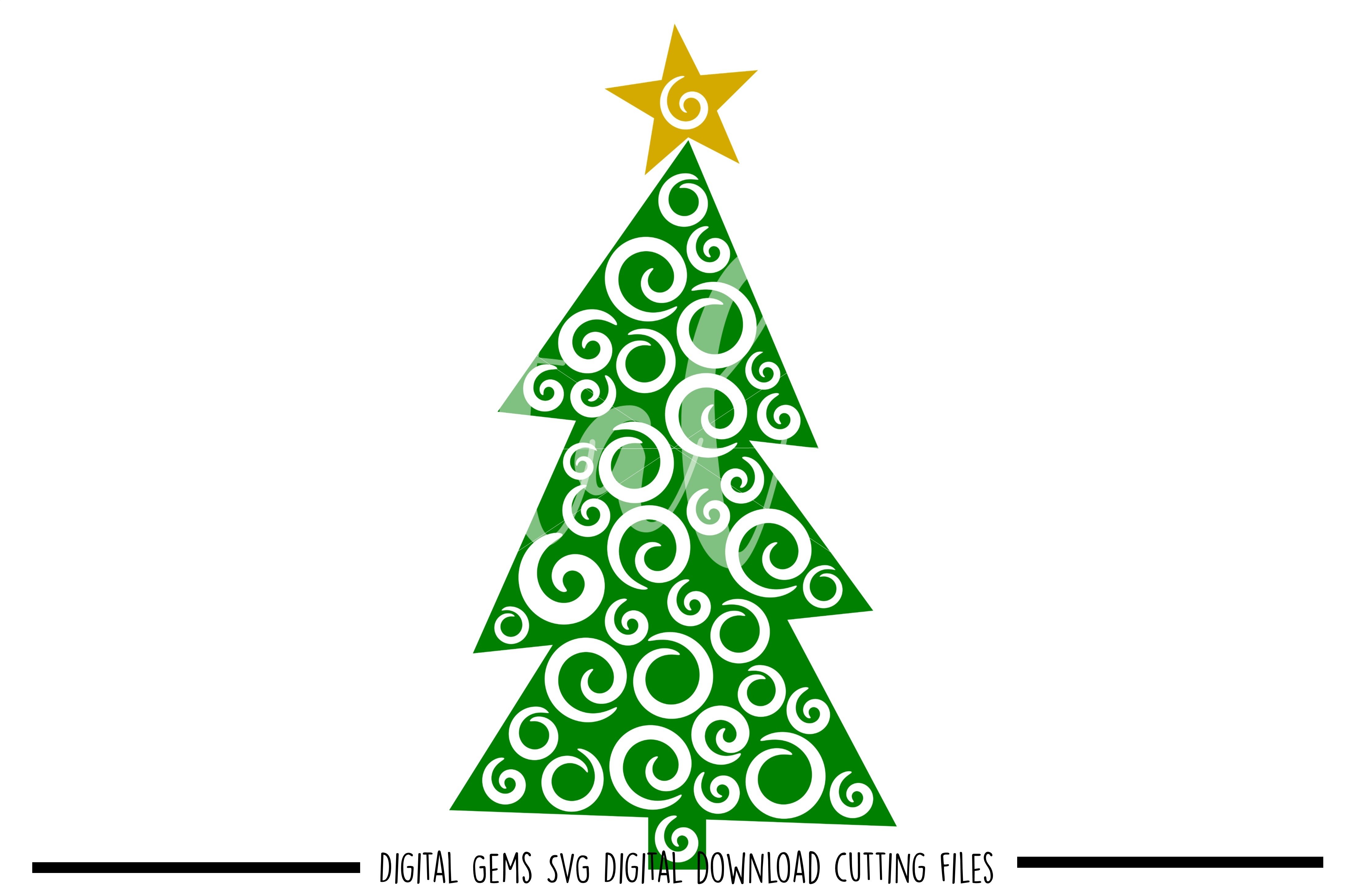 Christmas tree SVG / DXF / EPS / PNG files (48513) | SVGs | Design Bundles