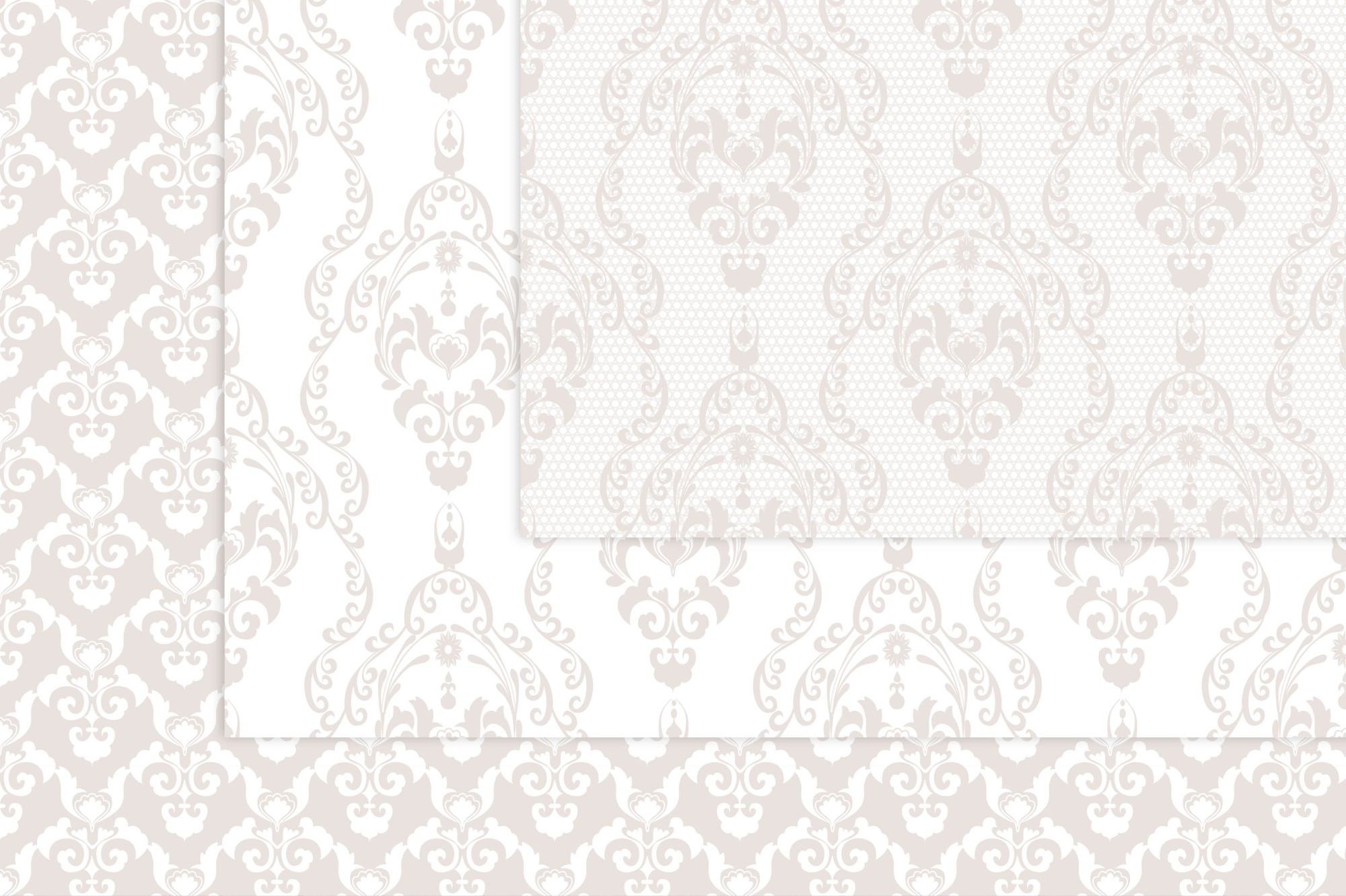 White Wedding Digital Paper (14278) | Backgrounds | Design Bundles