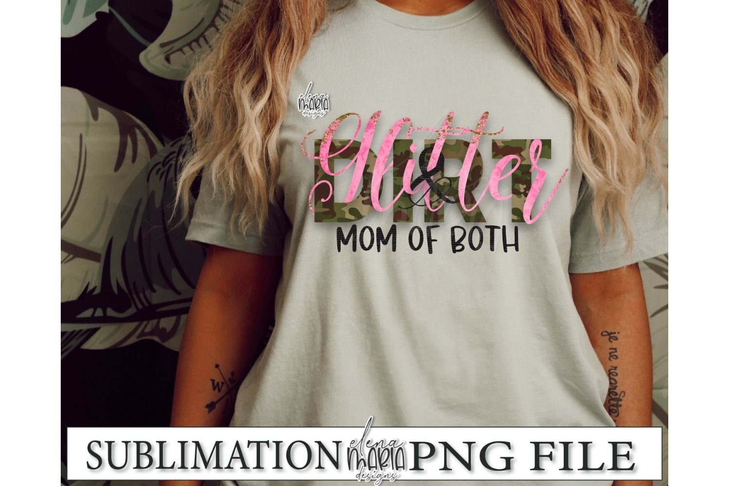 Mom Of Both Sublimation Transfer PNG Clipart (554205) | Sublimation ...