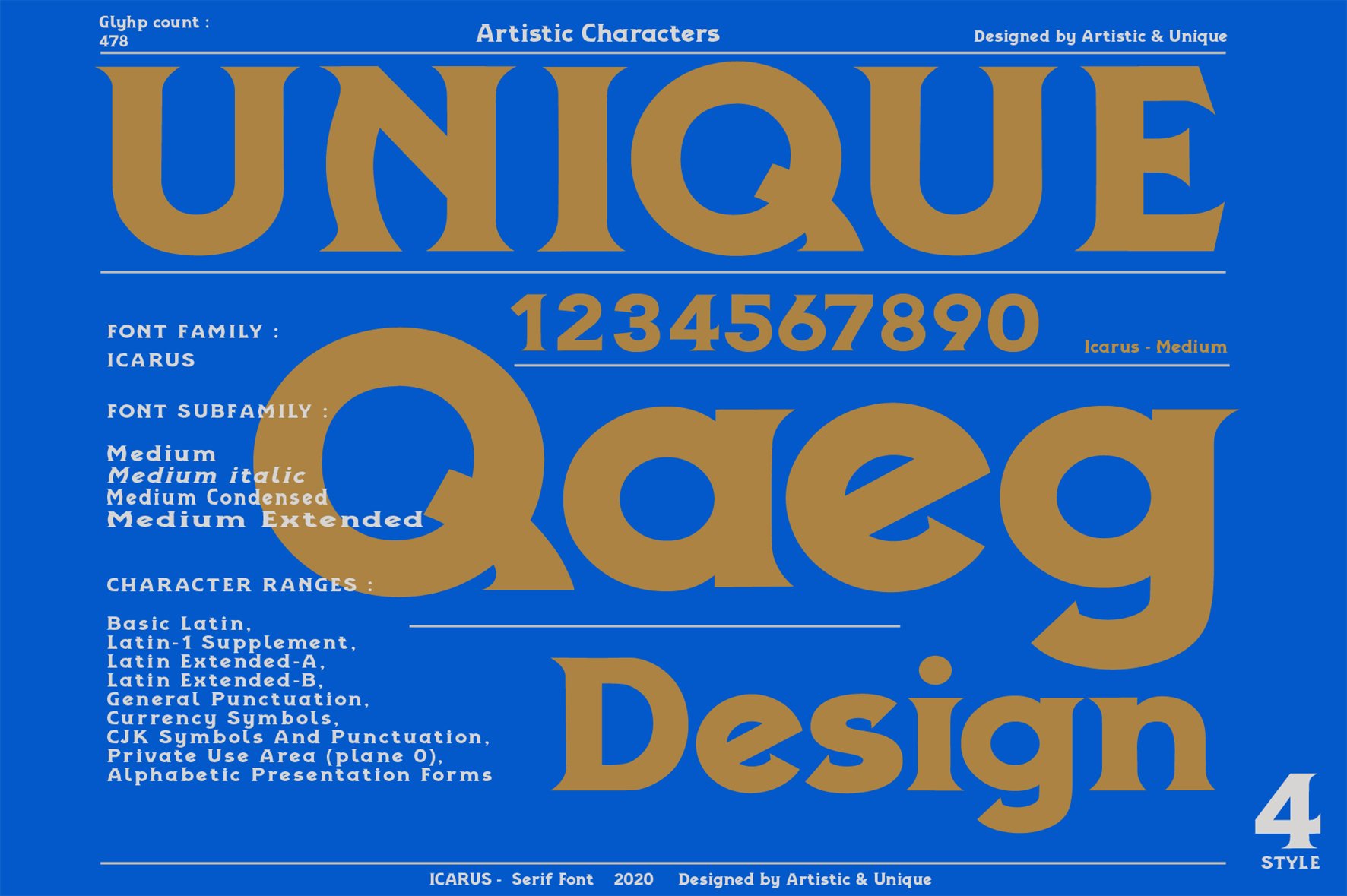 Icarus - Serif Font Family (887172) | Serif | Font Bundles