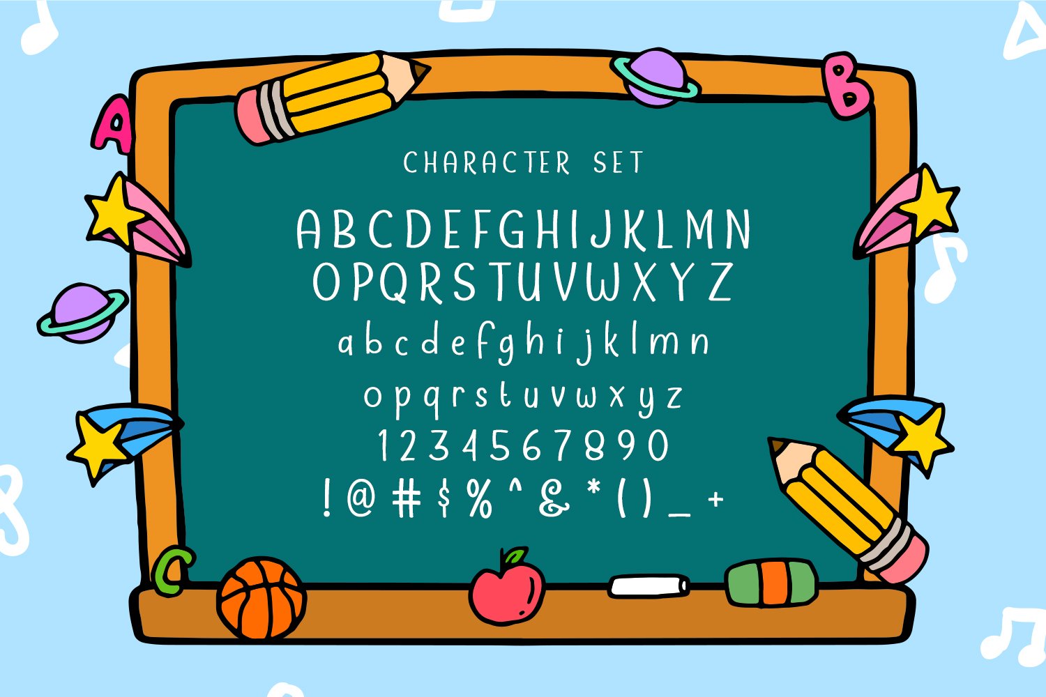 Web Font Kindergarten Kids