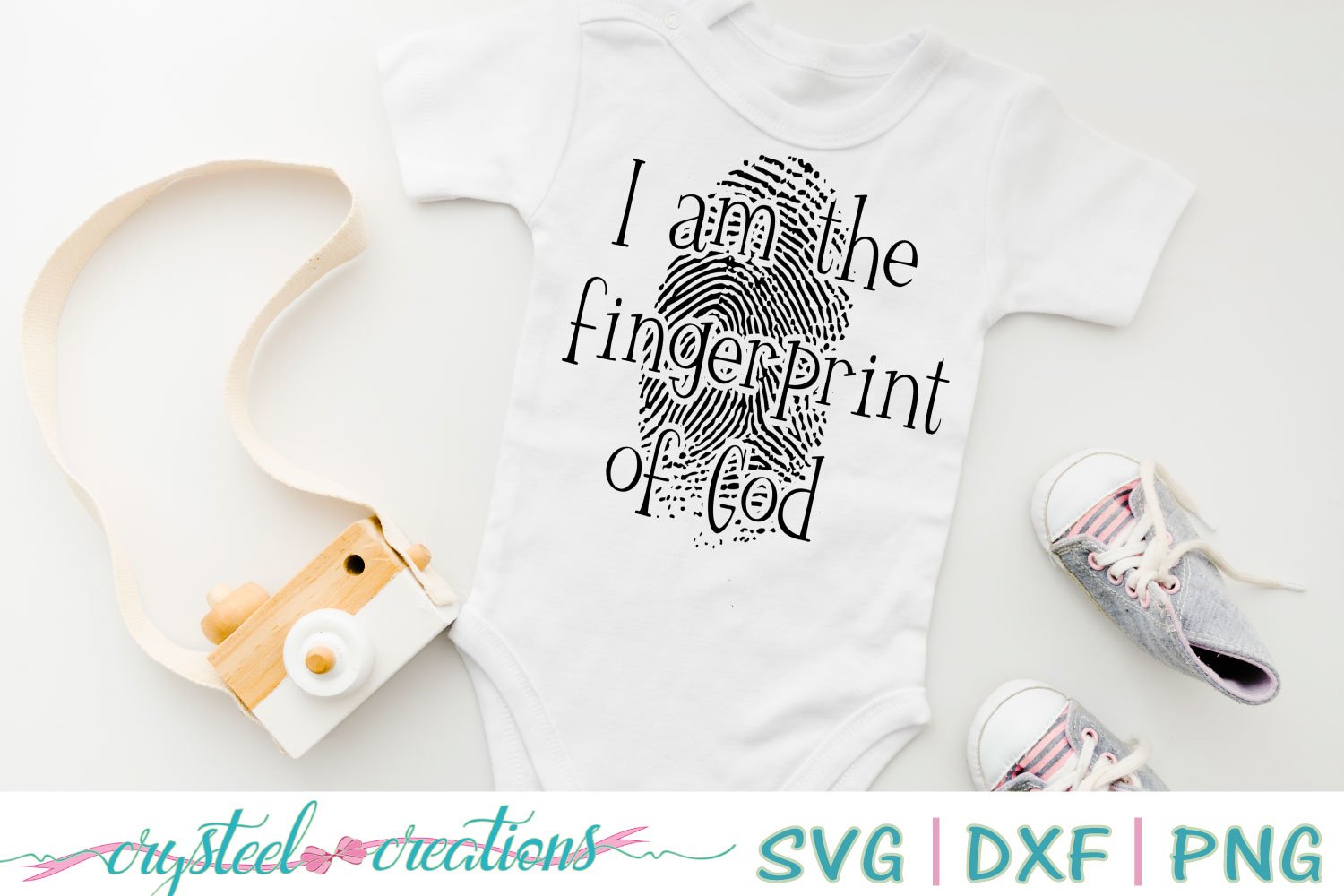 I am the fingerprint of God SVG, PNG, DXF (719057) | Cut Files | Design ...