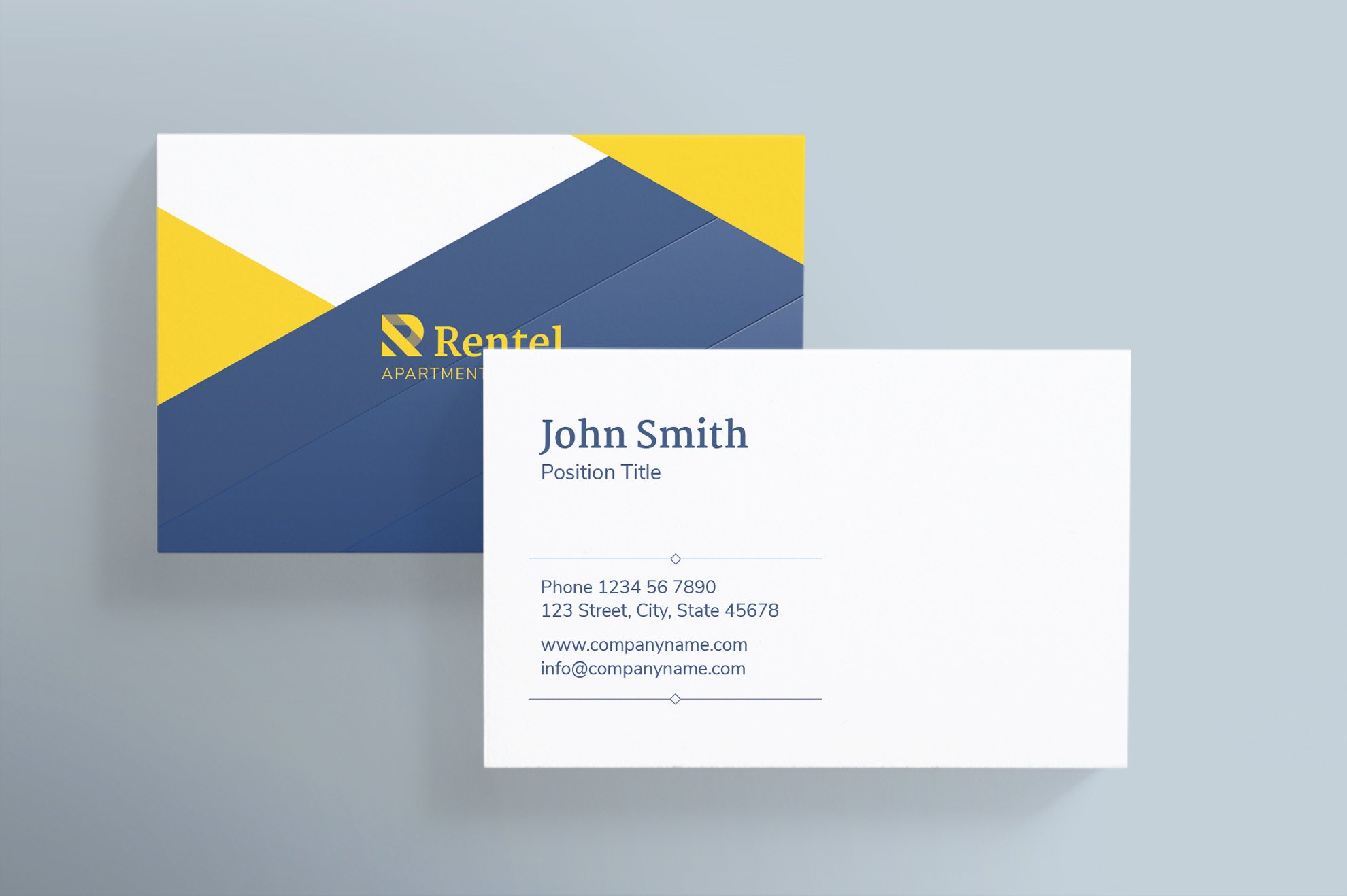Apartment Rental Business Card (434222) | Business Cards | Design Bundles