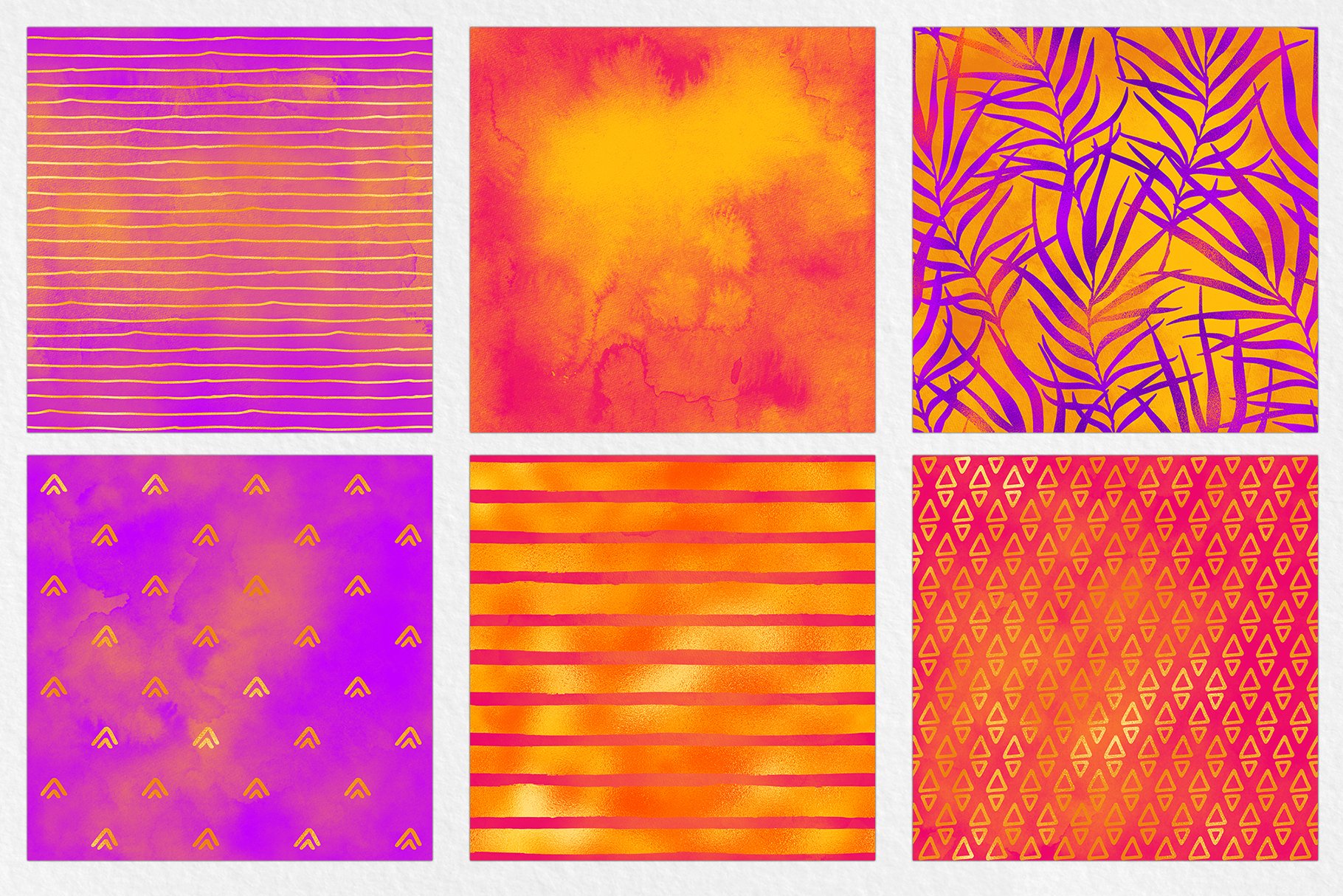 Sunset Digital Paper Pack