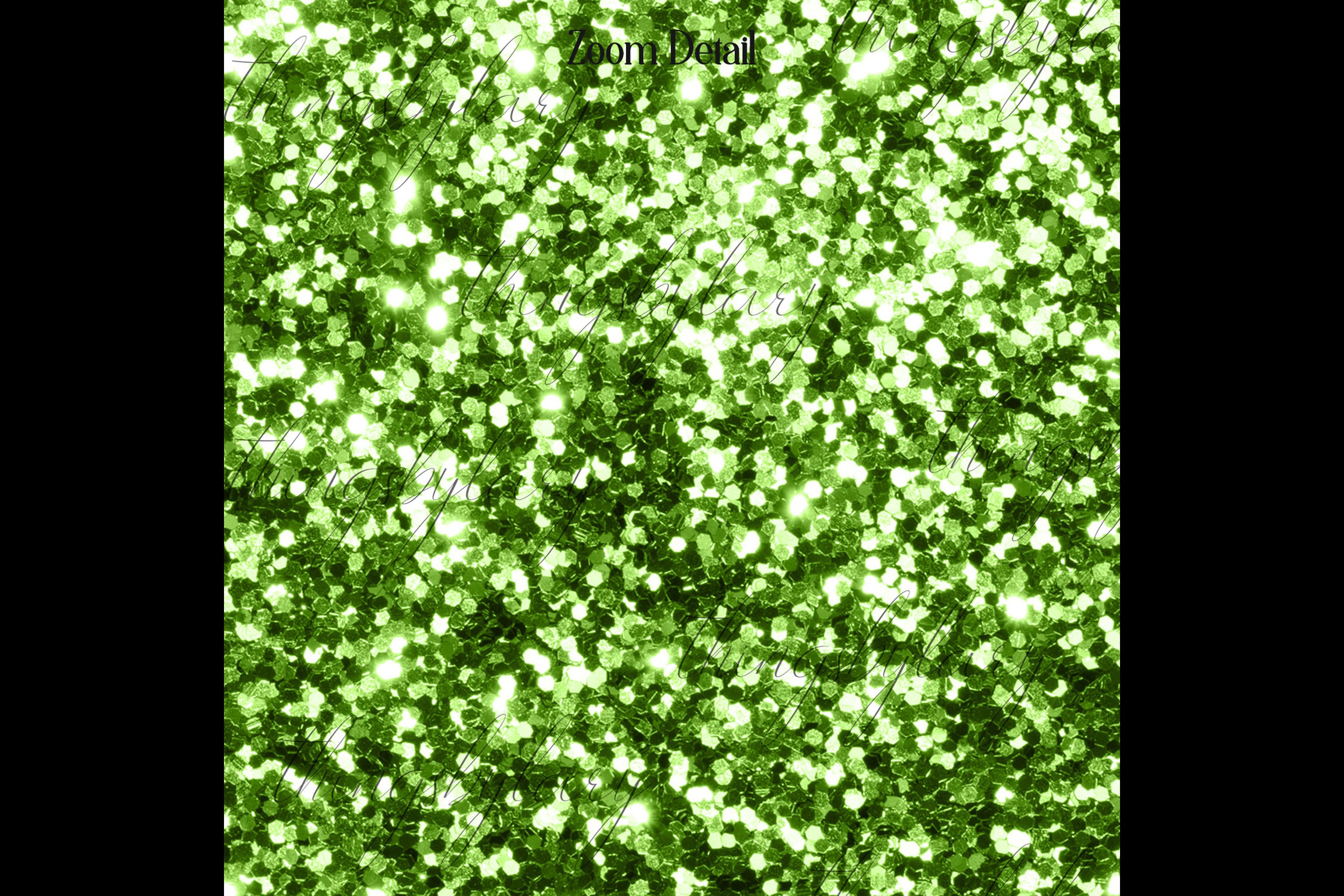 42 Greenery Glitter and Sequin Digital Papers 12 x 12 inch (173816 ...