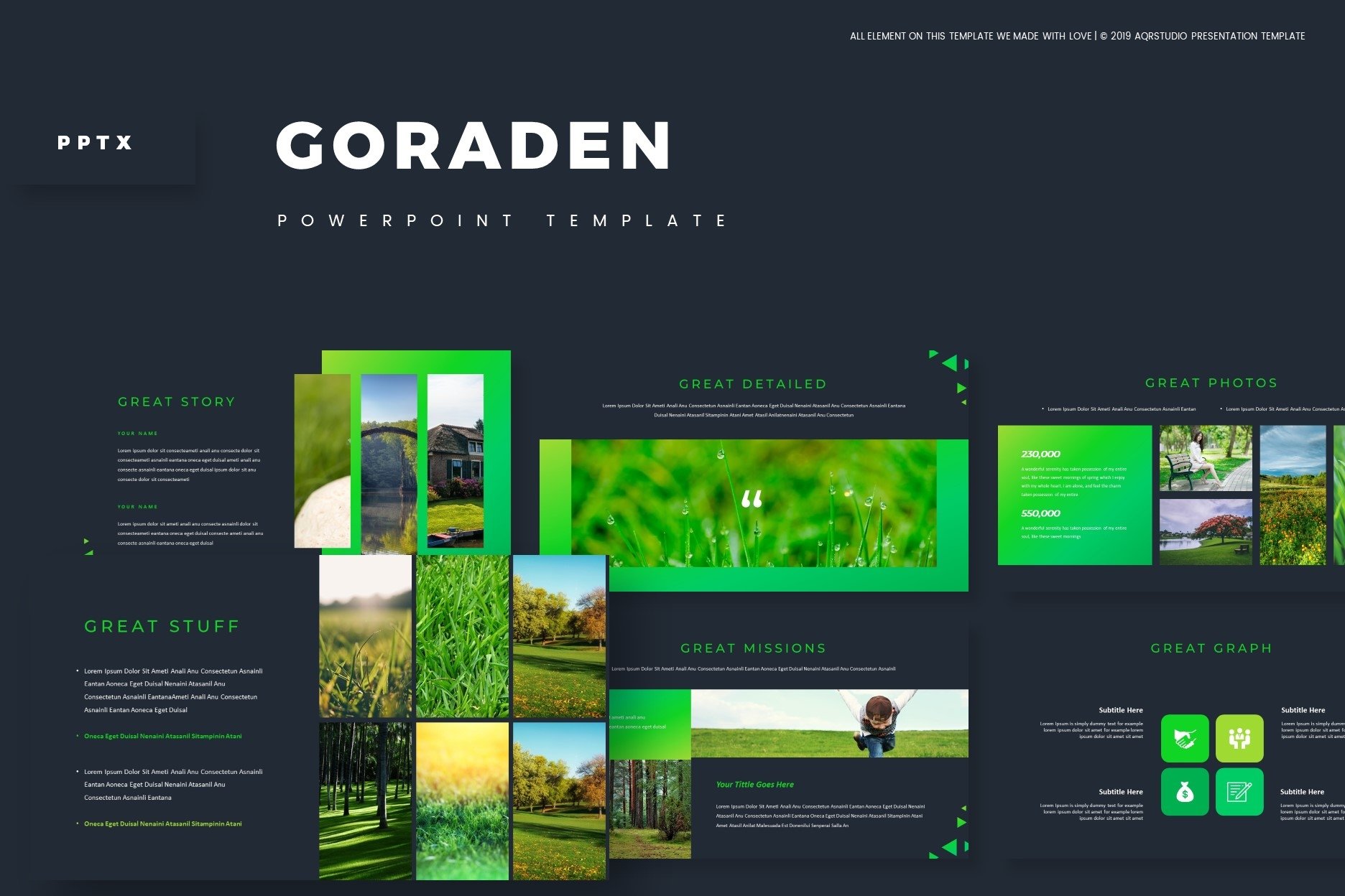 Goraden - Powerpoint Template (337162) | Presentation Templates ...