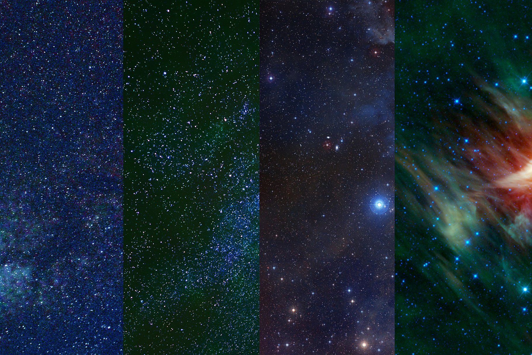 Space Digital Papers, Galaxy, Nebula Backgrounds (555495) | Backgrounds ...