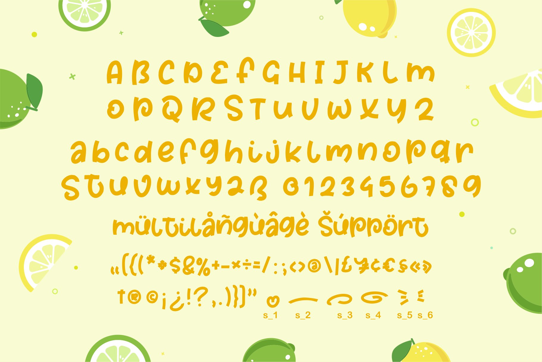 Fresh Lemon (554560) | Display | Font Bundles