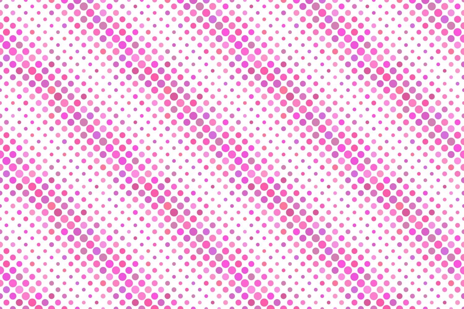 24 Seamless Pink Dot Patterns (317136) | Patterns | Design Bundles