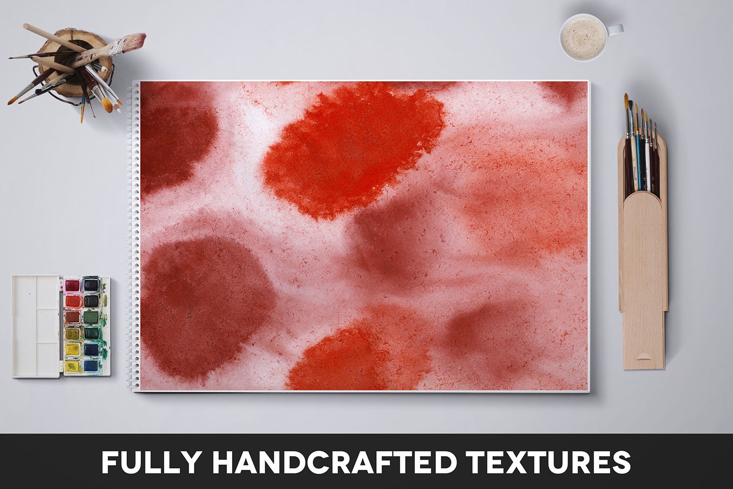 Handcrafted Watercolor Textures Vol. 01