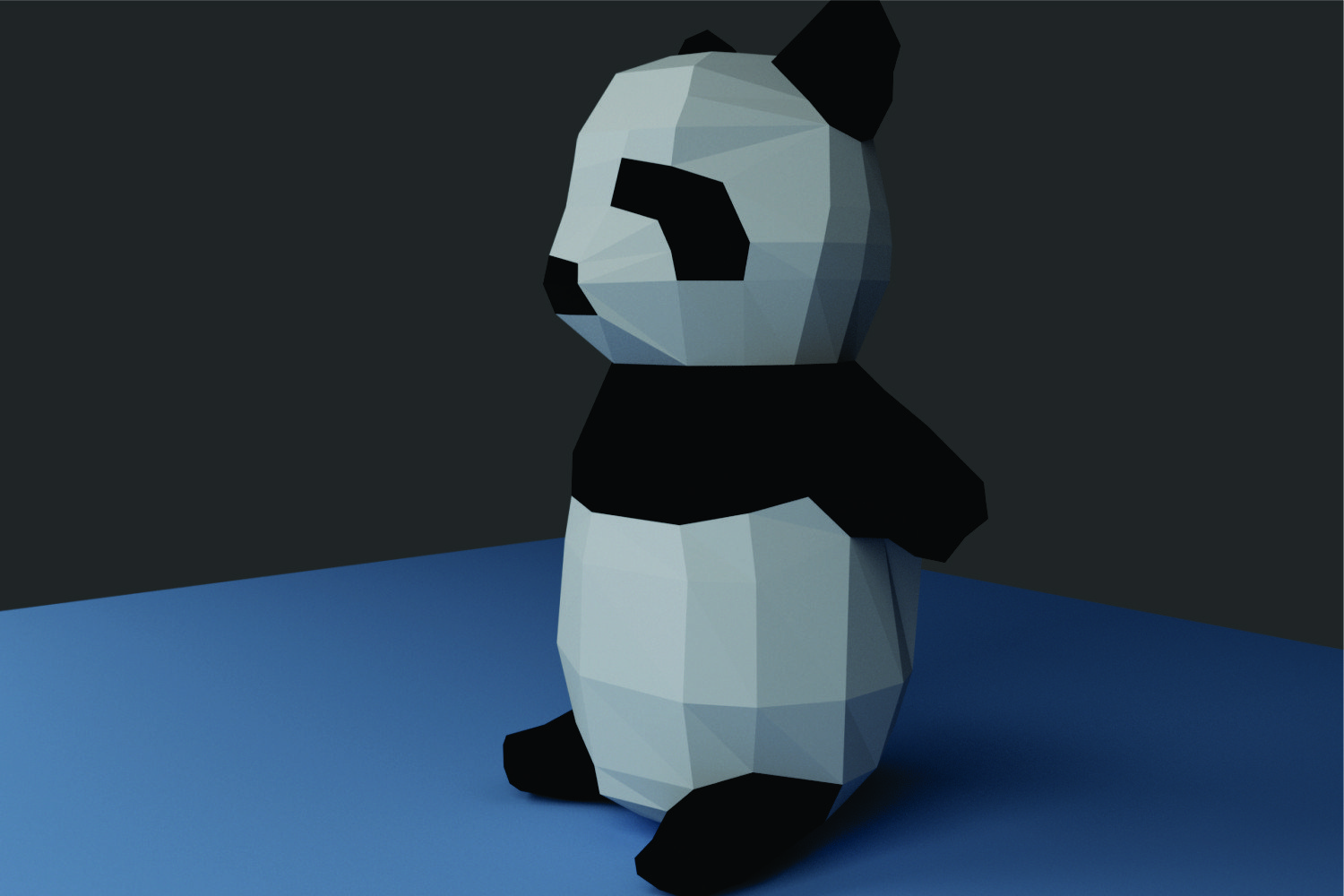 DIY Papercraft Panda PDF Template, (512954) | Paper Cutting | Design ...