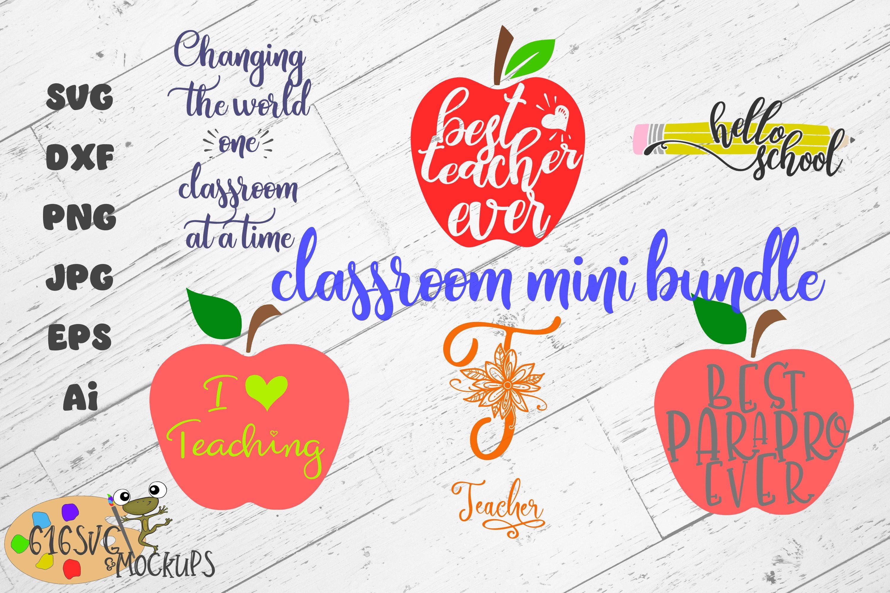 Classroom Mini Bundle (274343) | SVGs | Design Bundles