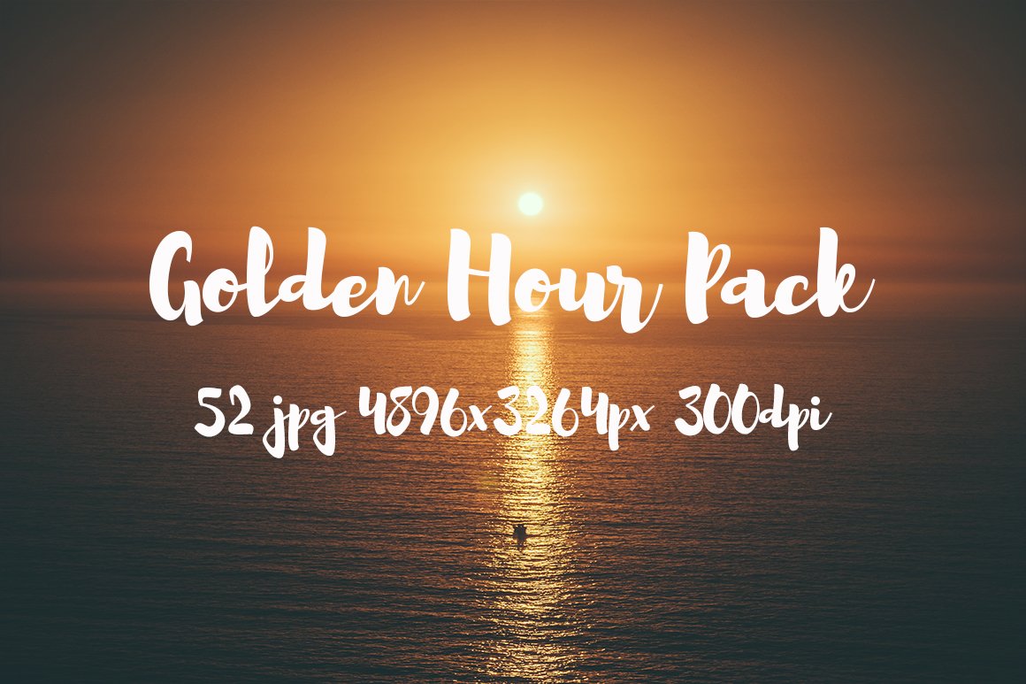 Golden hour Pack (20039) | Nature | Design Bundles