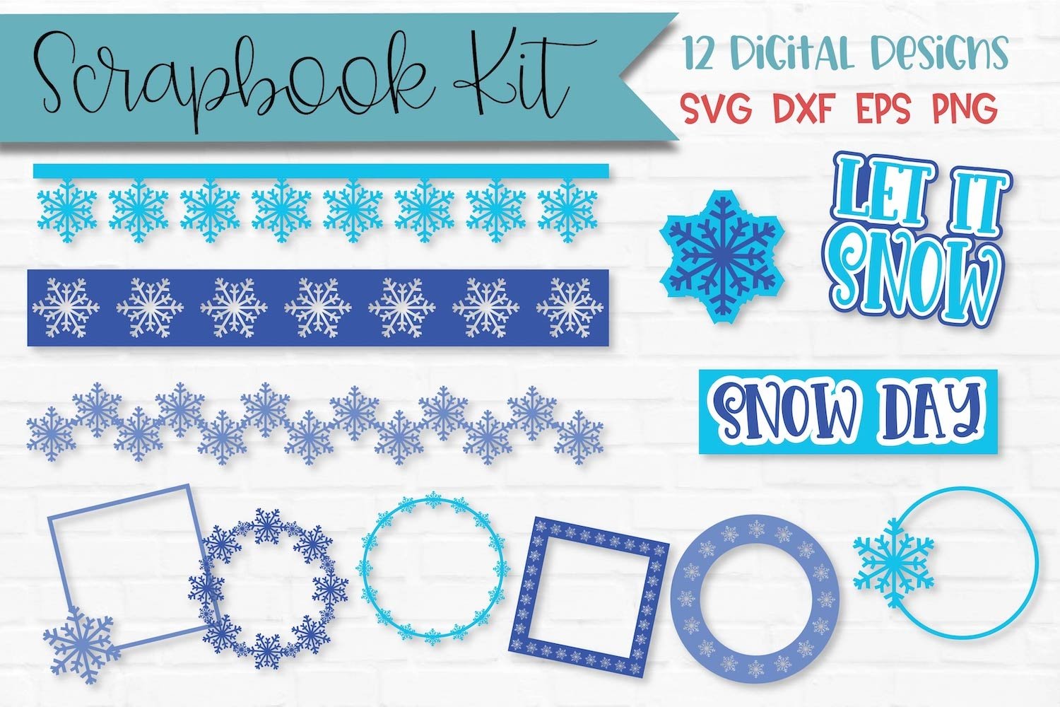 Snow Days Scrapbooking Kit