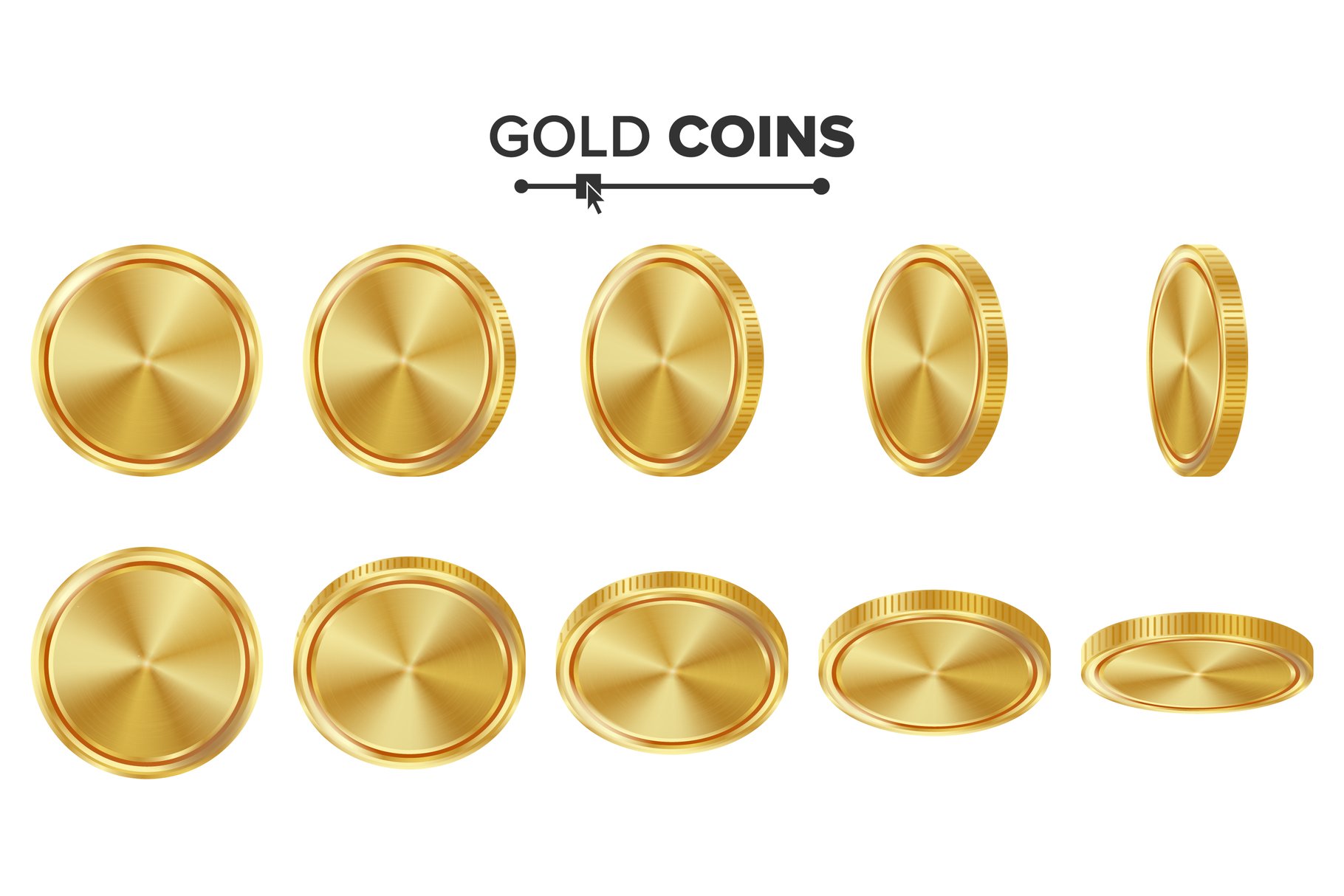 Gold Coin Template
