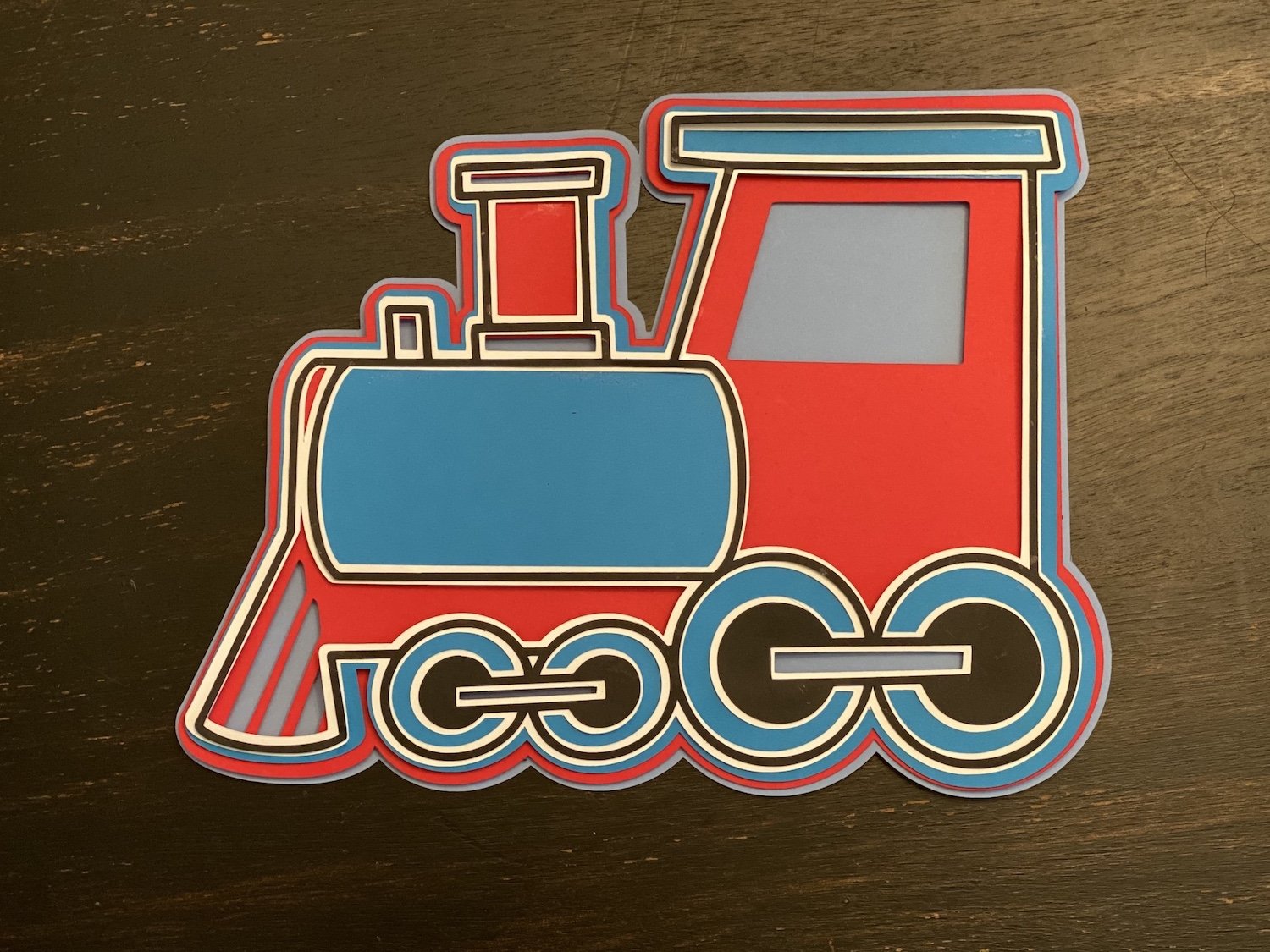 Train 3D Layered Design