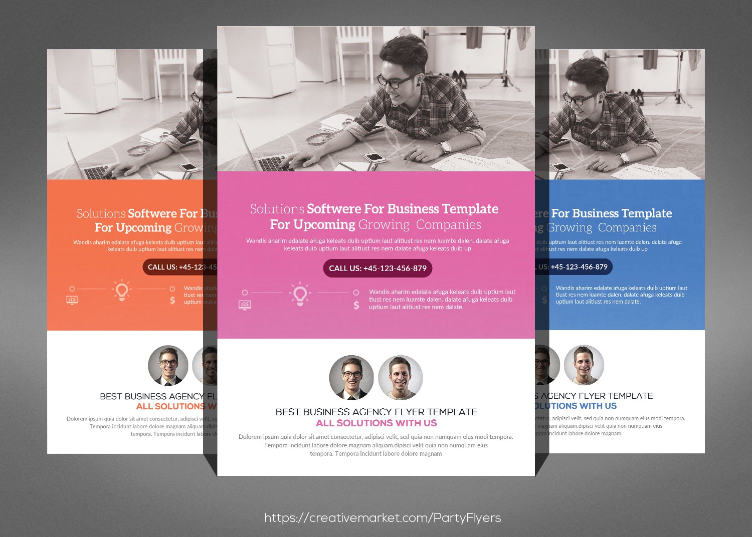 Technology Business Flyer (50786) | Flyers | Design Bundles