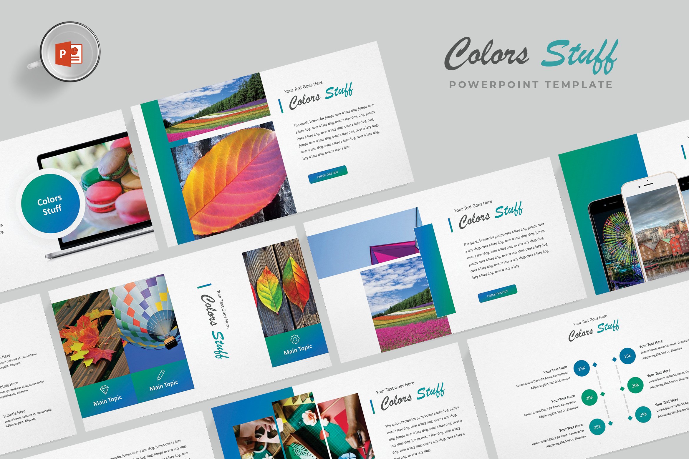 Colors - Powerpoint Template (341515) | Presentation Templates | Design ...