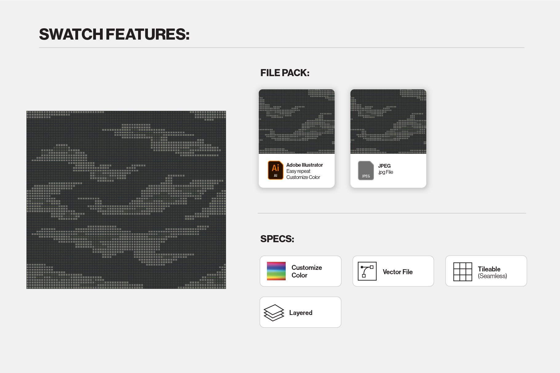 Block Camo Pattern (653025) | Patterns | Design Bundles