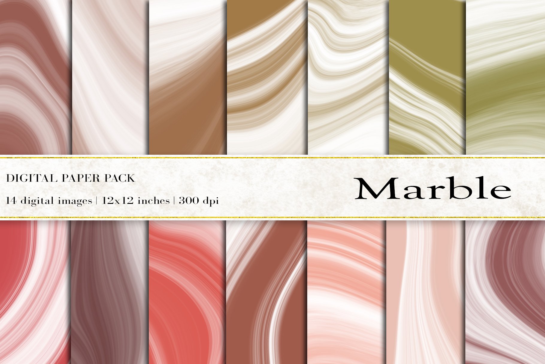 Marble Digital Papers (1256917) | Backgrounds | Design Bundles