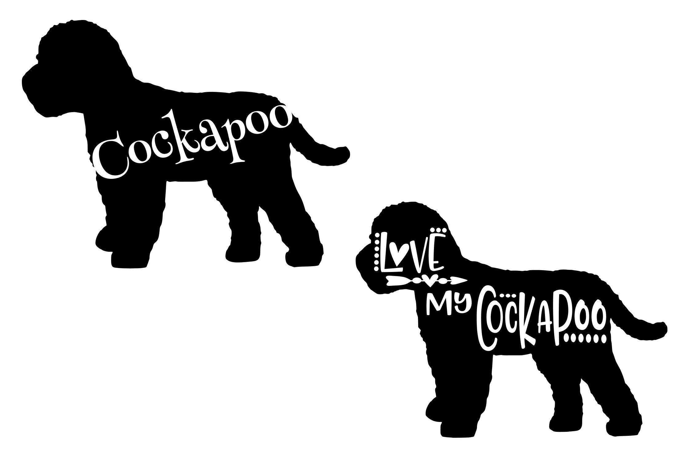 Cockapoo - Bundle - SVG PNG EPS (148284) | Cut Files | Design Bundles