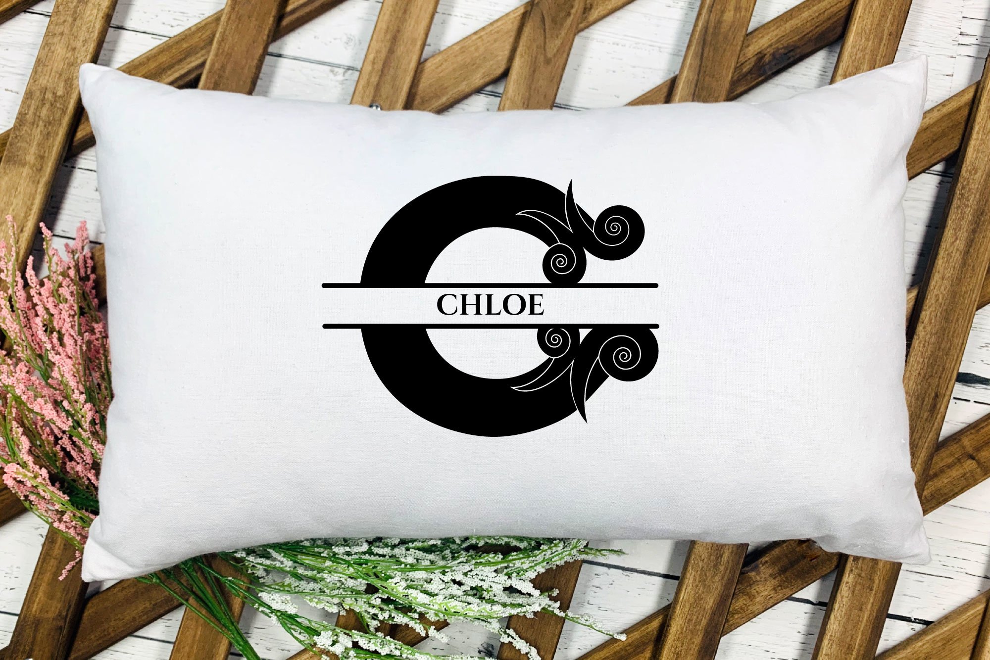 Split letter C monogram. SVG cut file (1057188) | Monograms | Design ...