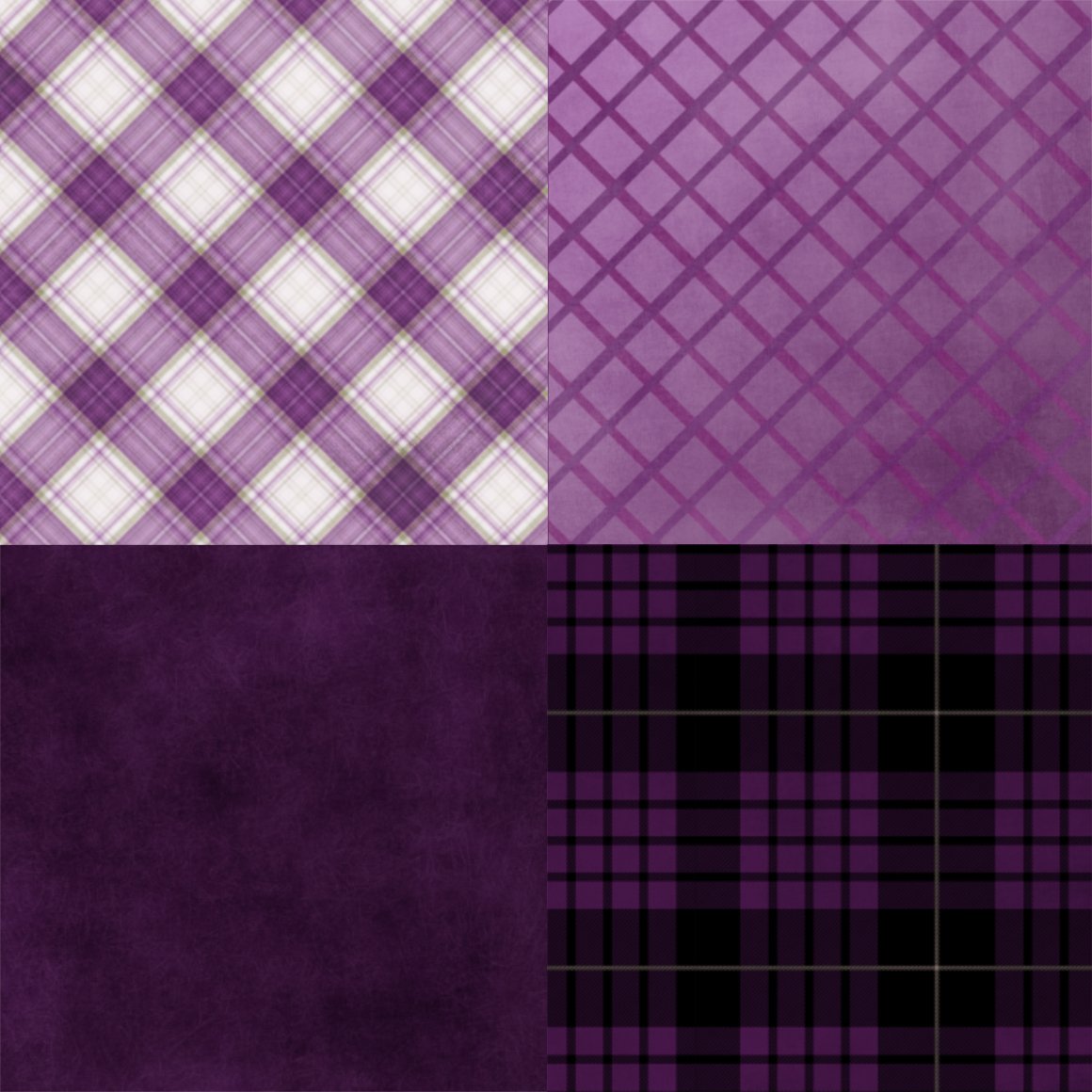 - A Study In Plaid, 16 Papers/ Violet/Plum (100125) | Backgrounds ...