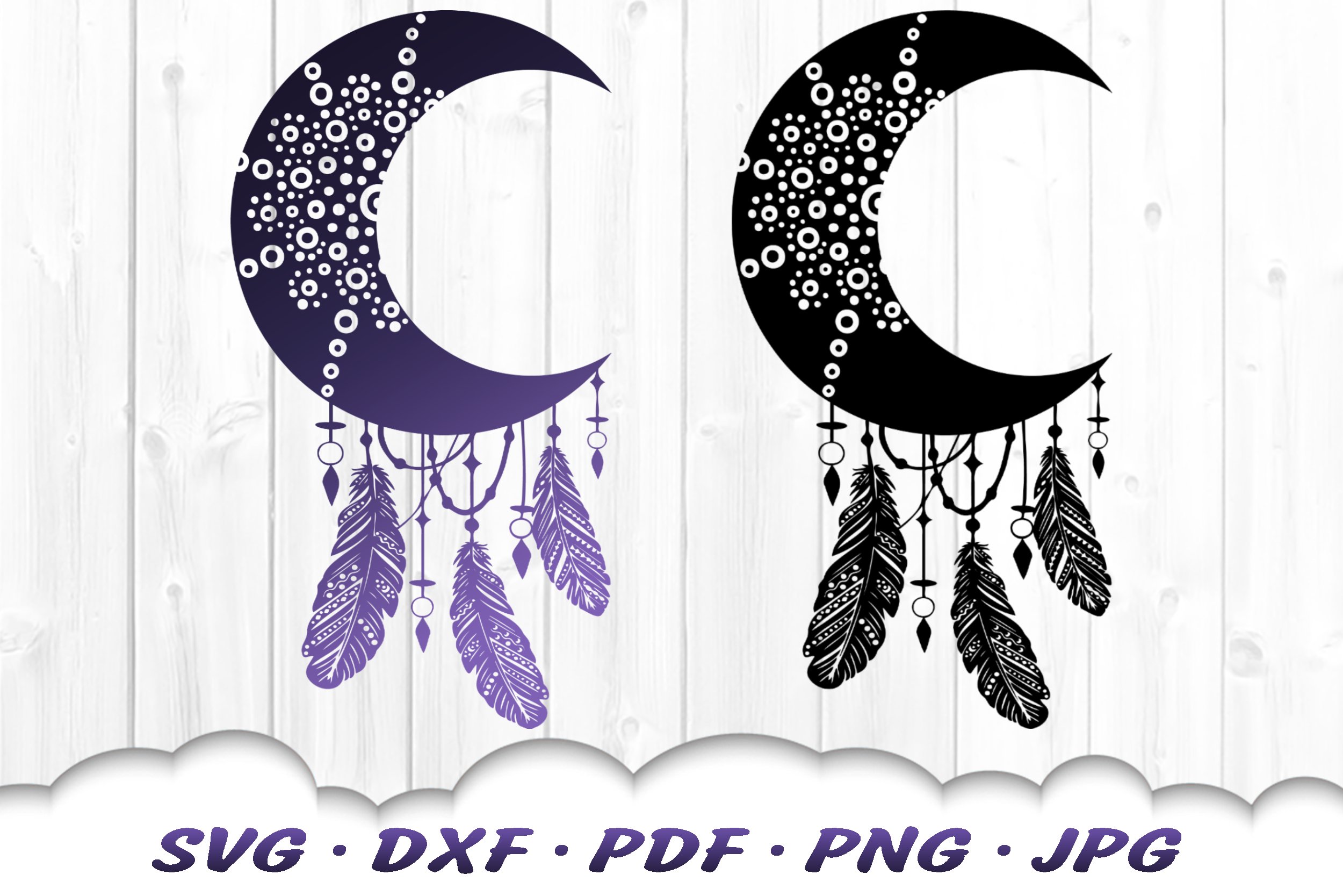 Celestial Dreamcatcher Dotted Mandala SVG DXF Cut Files (757128) | Cut ...
