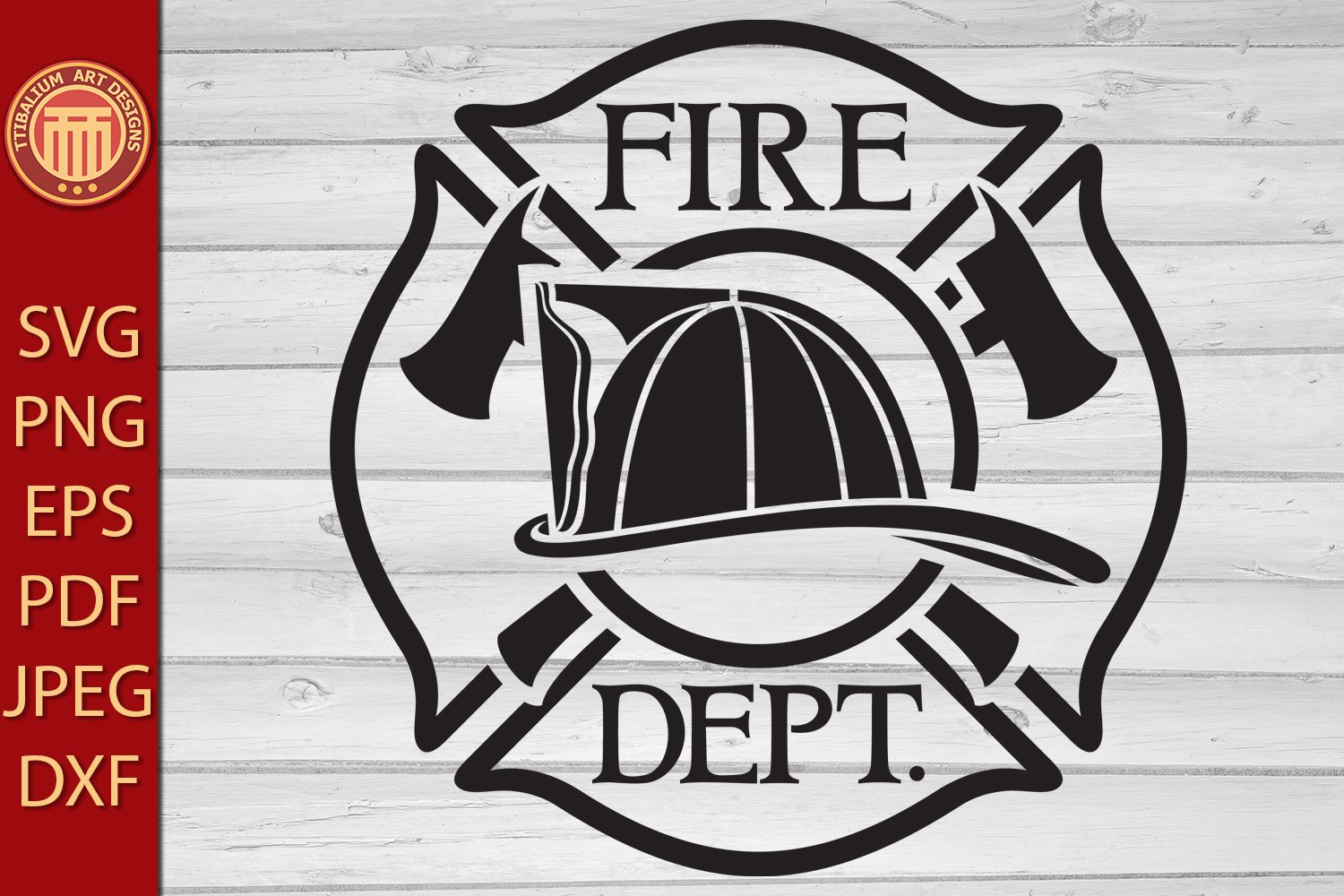 Fire Maltese Cross Drawings